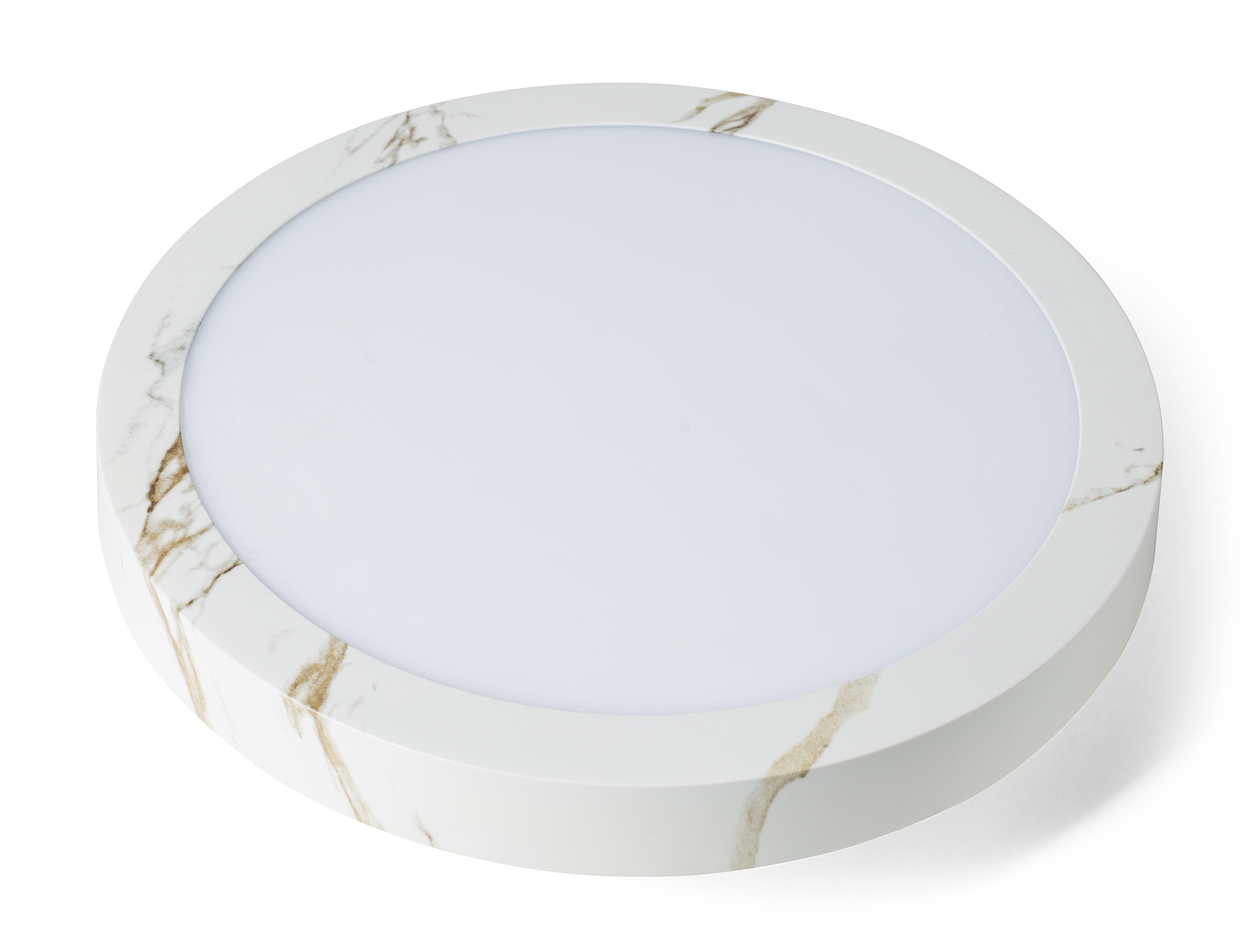 Downlight LED de superficie MIALUZ GROK blanco redondo ø30 cm 3210 lm ...