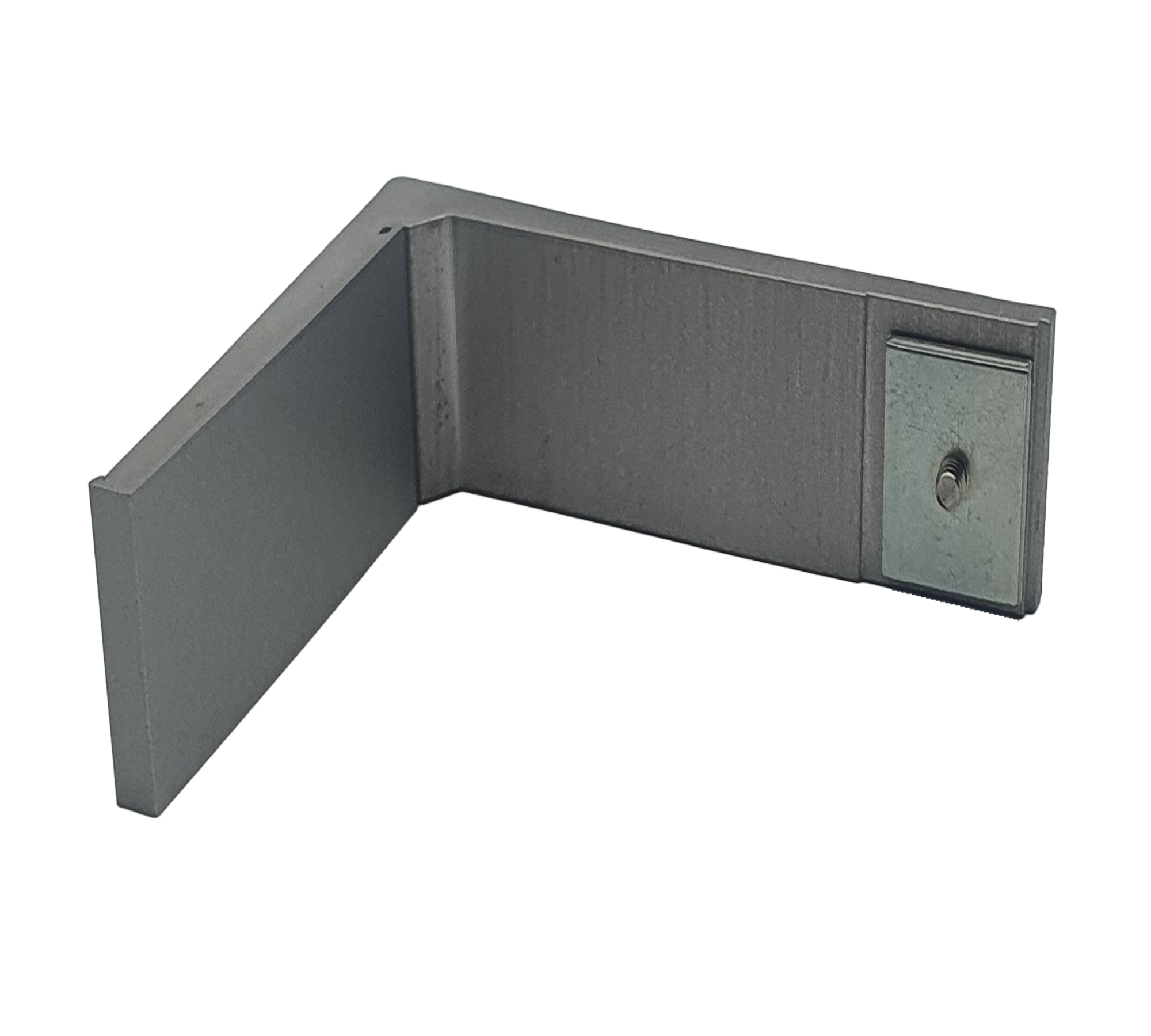 Escuadra aluminio + tapa 10cm c/gris | Leroy Merlin