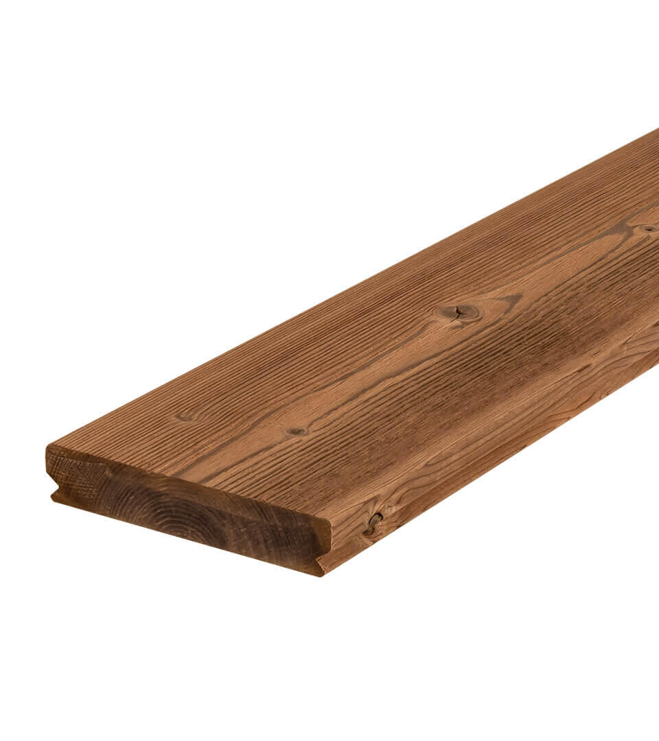 Planche bois pin THT Helsino, caramel, L.240 x l.14 cm x Ep.26 mm ...