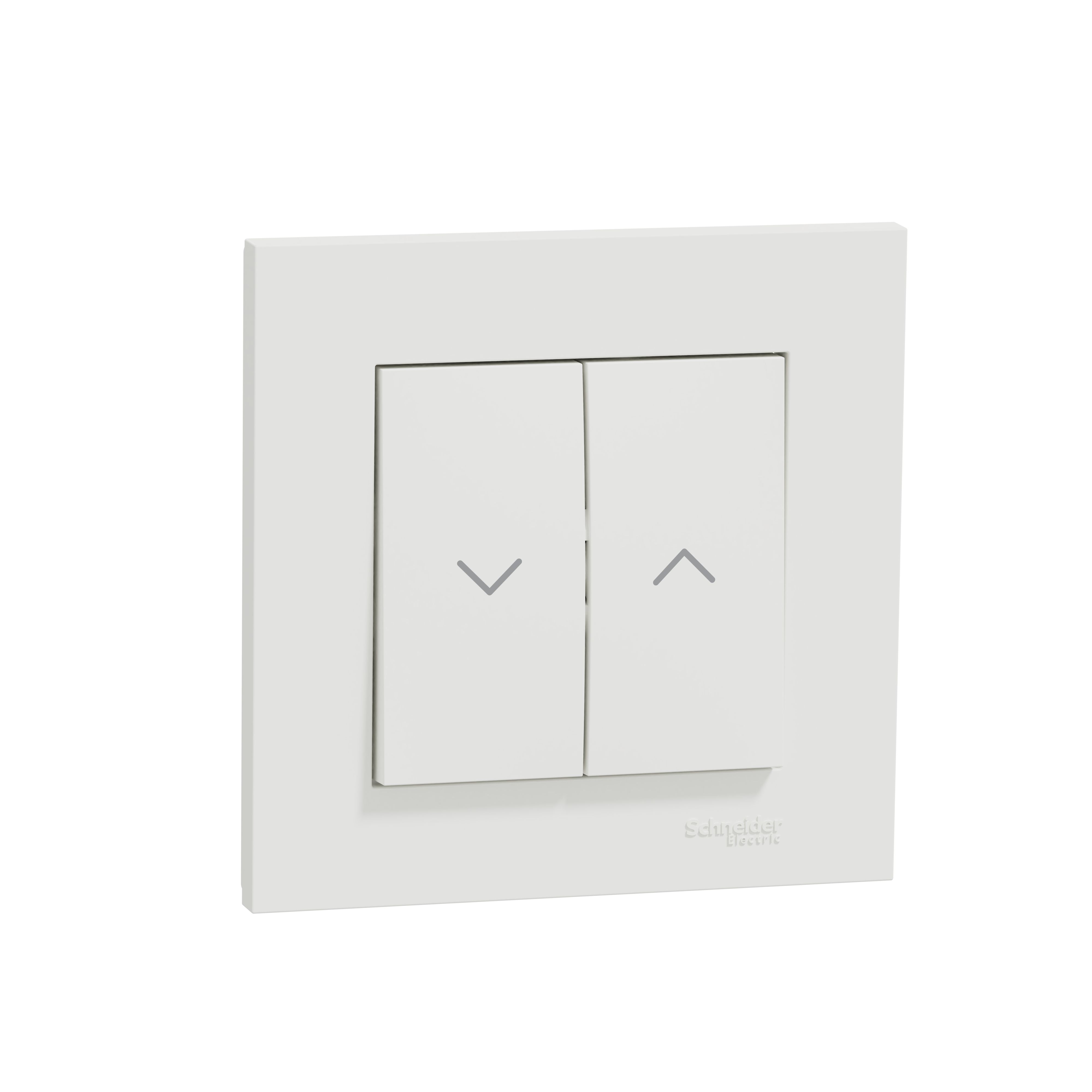 Interrupteur volet roulant complet Miluz, SCHNEIDER ELECTRIC, blanc ...