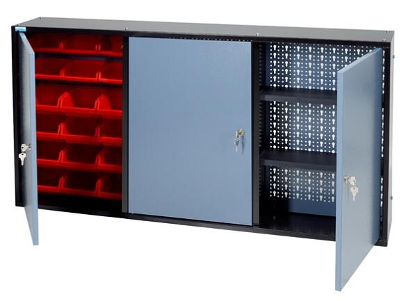 Armoire avec 18 boîtes à becs métal 2 étagères KUPPER, l.120 x H.60 x P ...