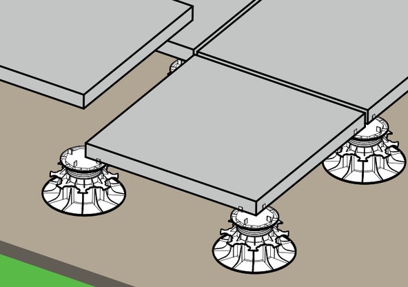 Suelo en baldosa para exterior: Duradero y decorativo