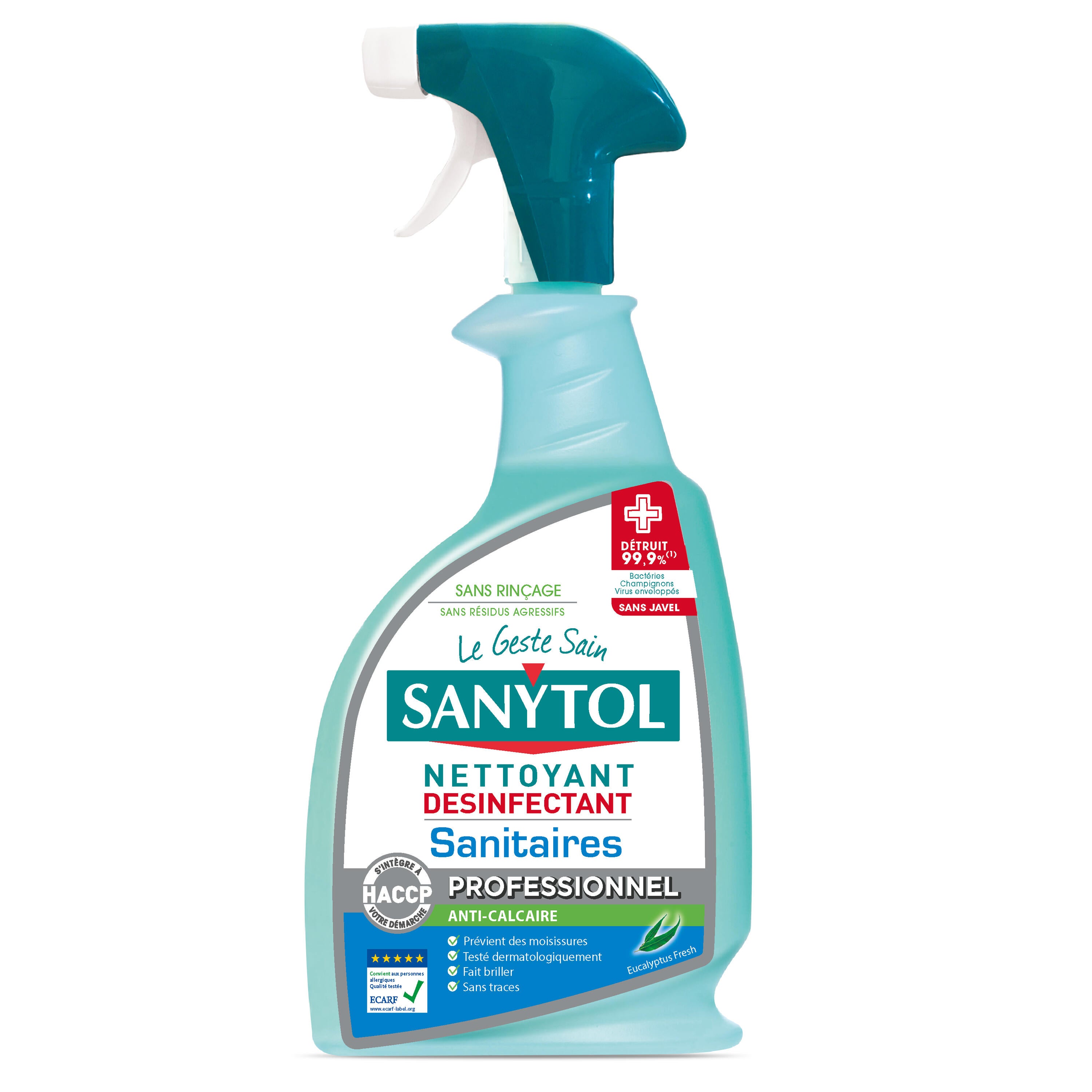 Nettoyant désinfectant sanitaire SANYTOL 0,75L | Leroy Merlin