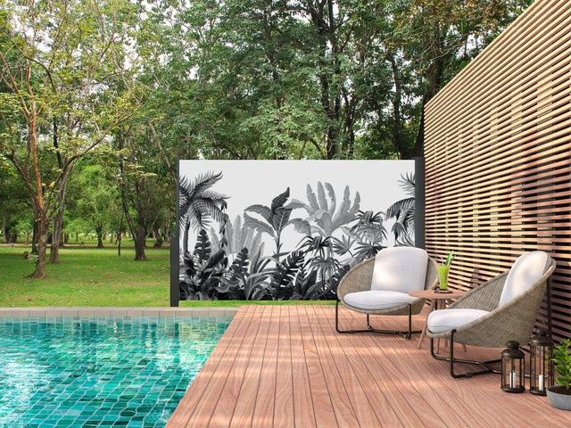 Brise vue retractable fixation au sol au meilleur prix | Leroy Merlin