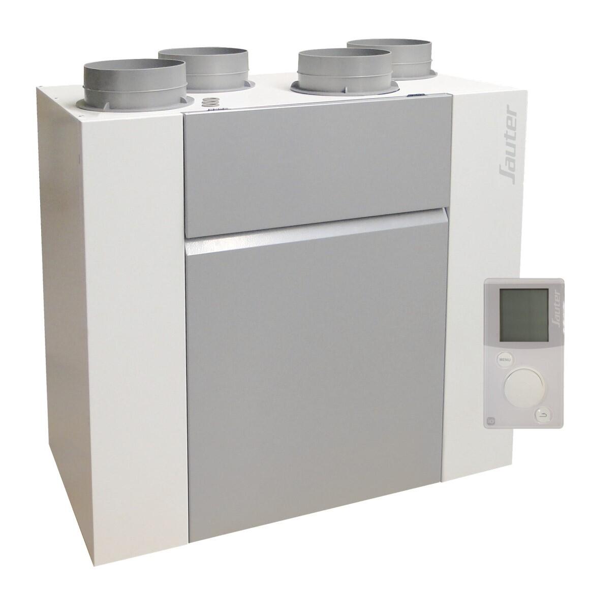 Caisson VMC double flux haut rendement SAUTER Panega connectée | Leroy ...