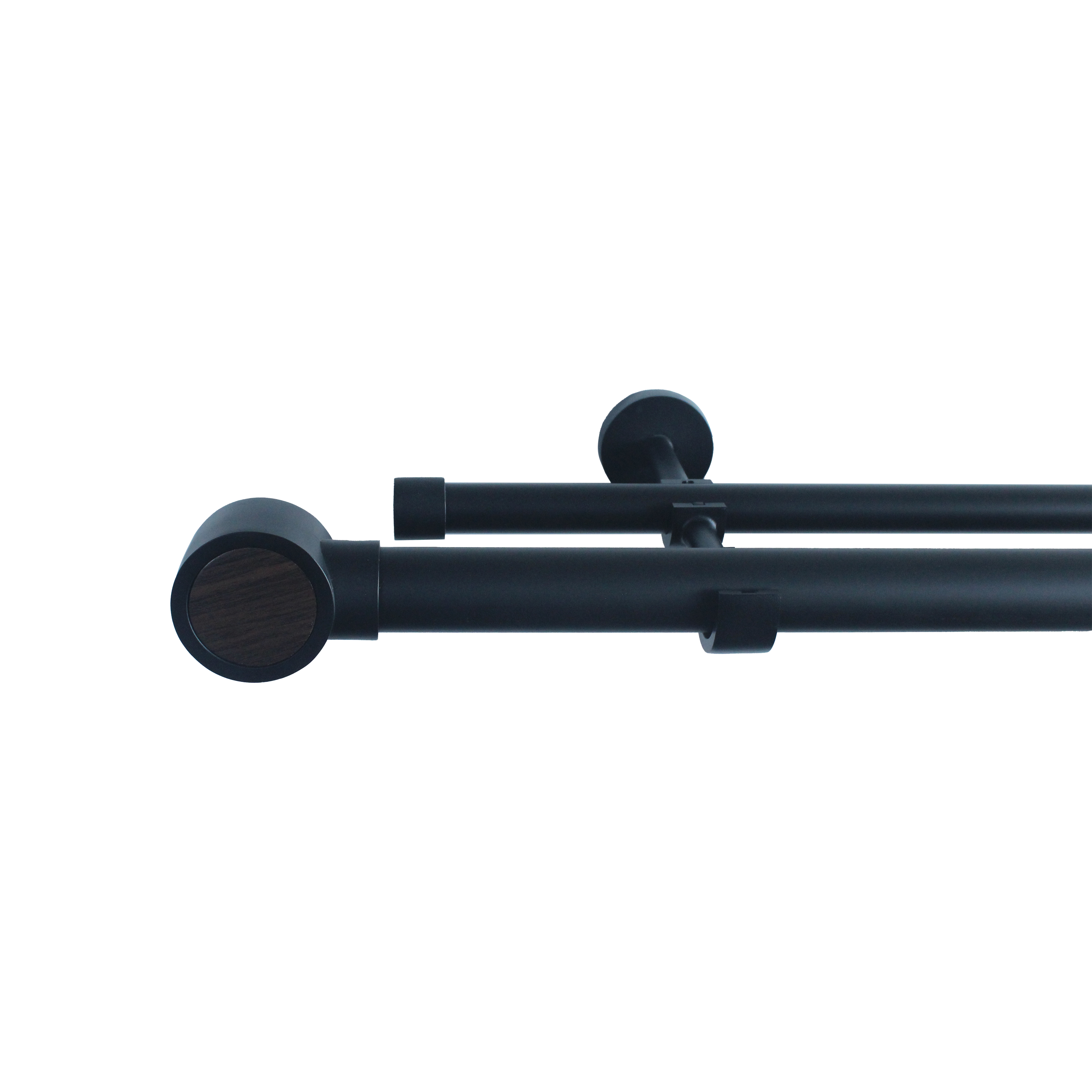 Kit de tringle à rideaux Koky Diam.28 mm noir 160 à 300 cm | Leroy Merlin