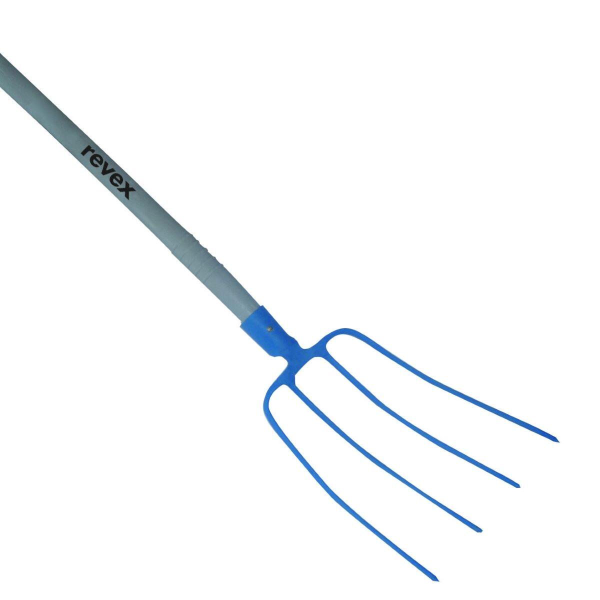 Fourche à fumier acier forgé REVEX manche bois L.135 cm | Leroy Merlin