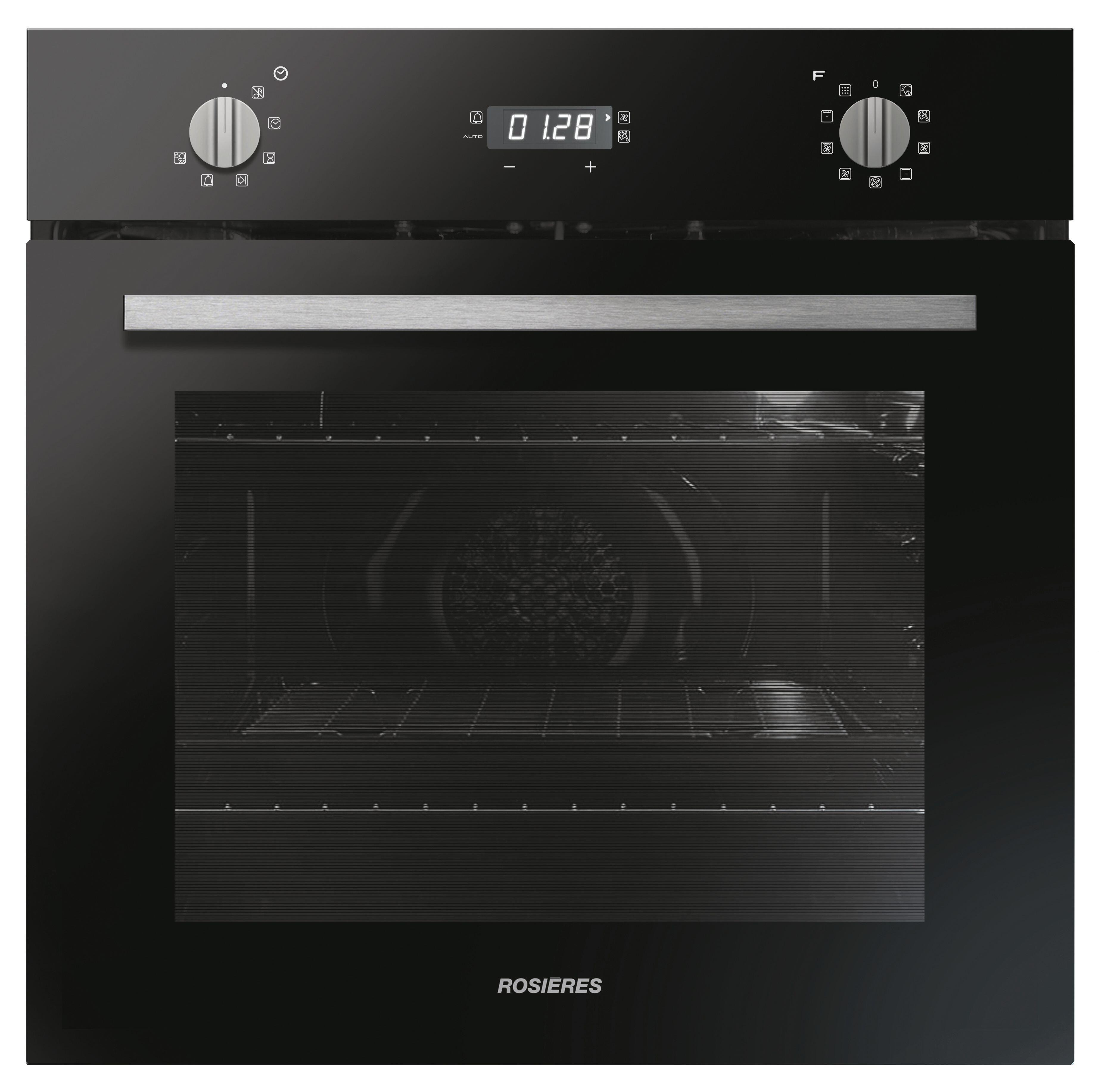 Four pyrolyse chaleur pulsée ROSIÈRES RFC3O5879PNI Noir | Leroy Merlin