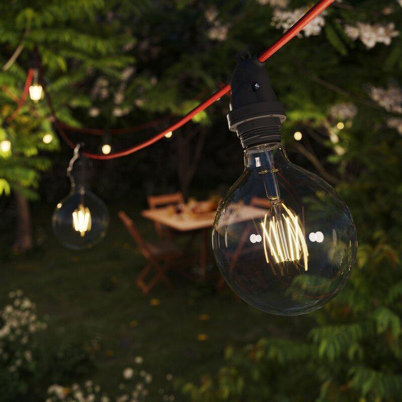 Douille électrique étanche E27 2 sorties noir Eiva, CREATIVE CABLES ...