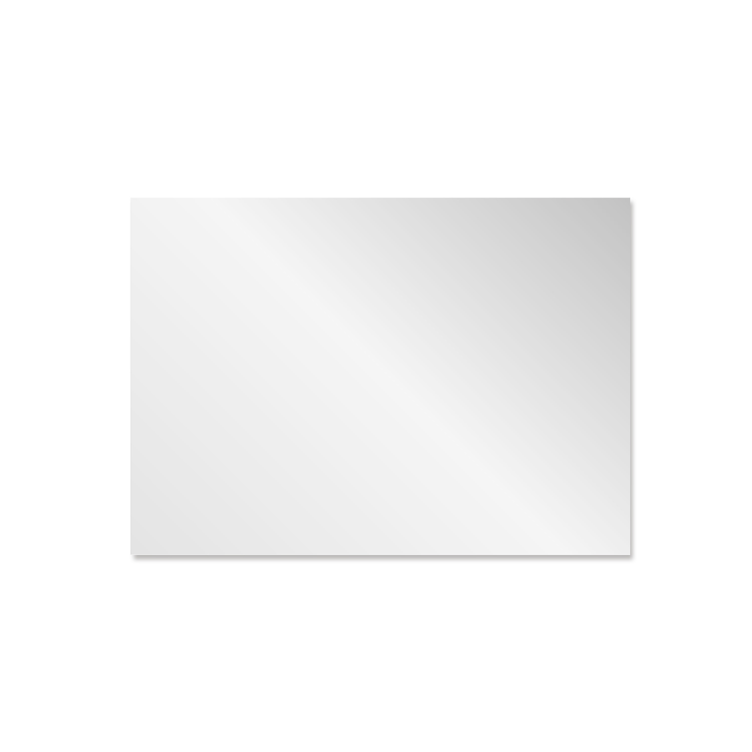 Miroir rectangulaire Modulo gris / argent, l.105 x H.75 cm | Leroy Merlin