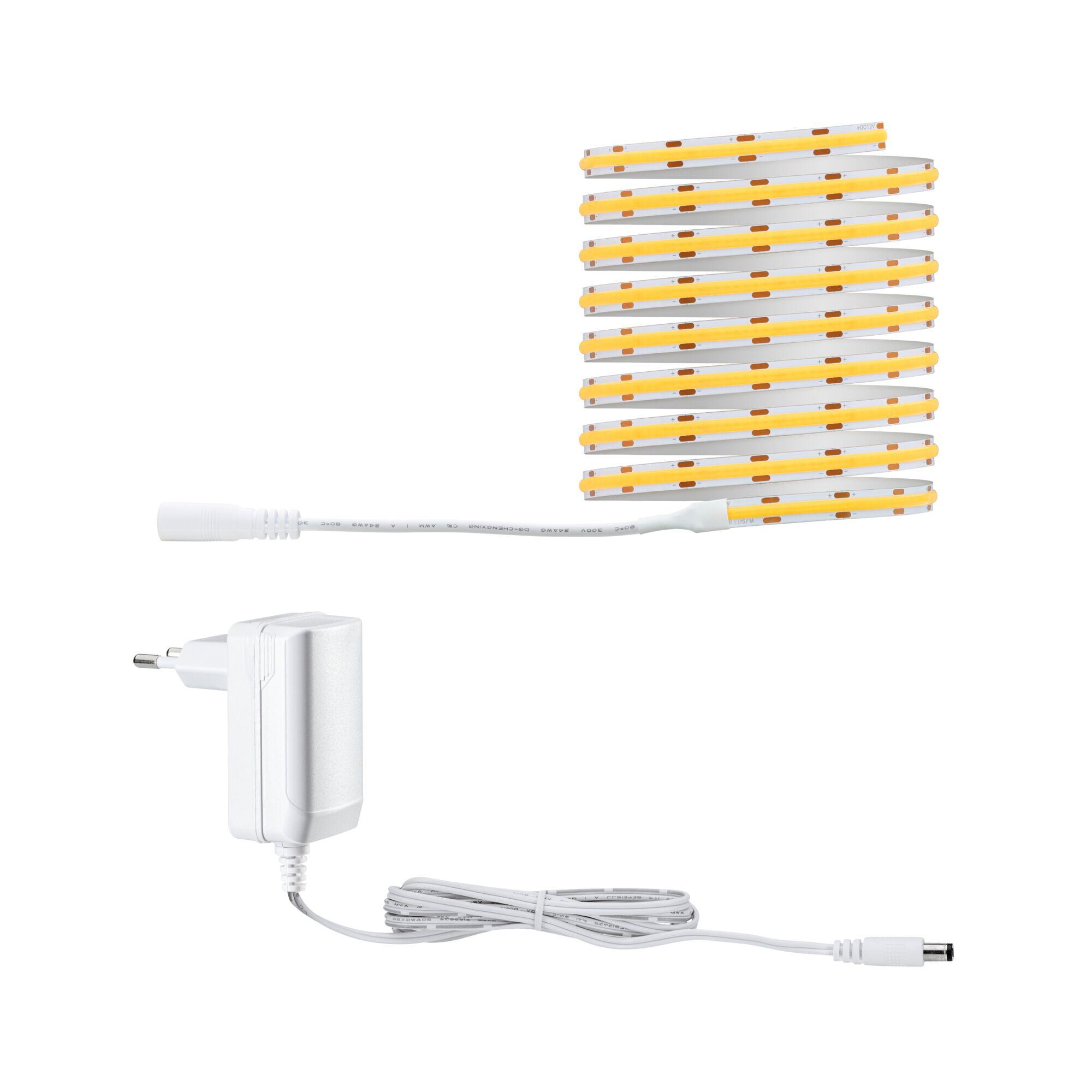 Kit ruban LED 3 m Simpled Cob, blanc chaud 3000K, 500 lumens, PAULMANN ...