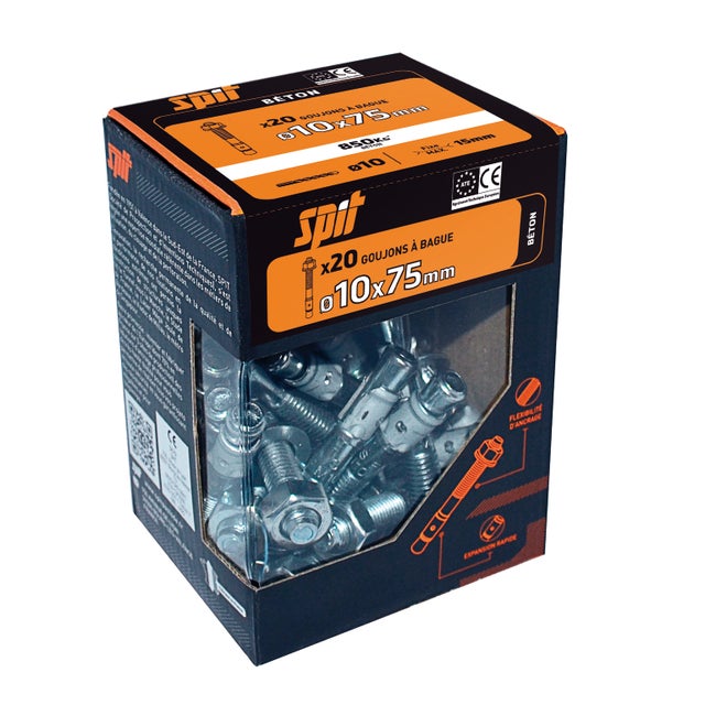 Vis a beton spit au meilleur prix | Leroy Merlin