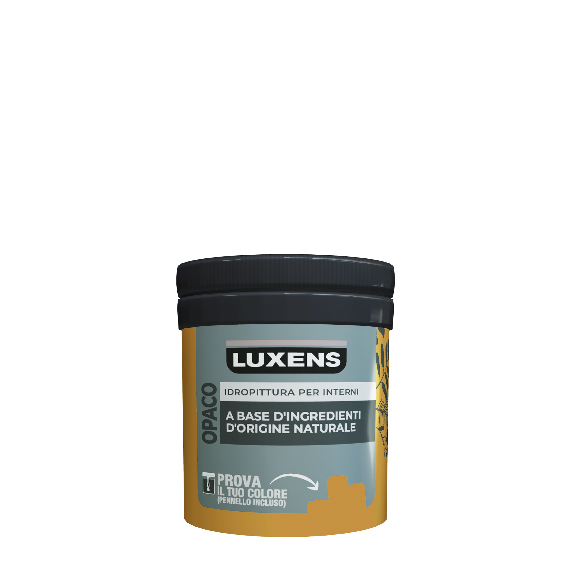 Pittura per interni per parete e soffitto lavabile, LUXENS giallo ...