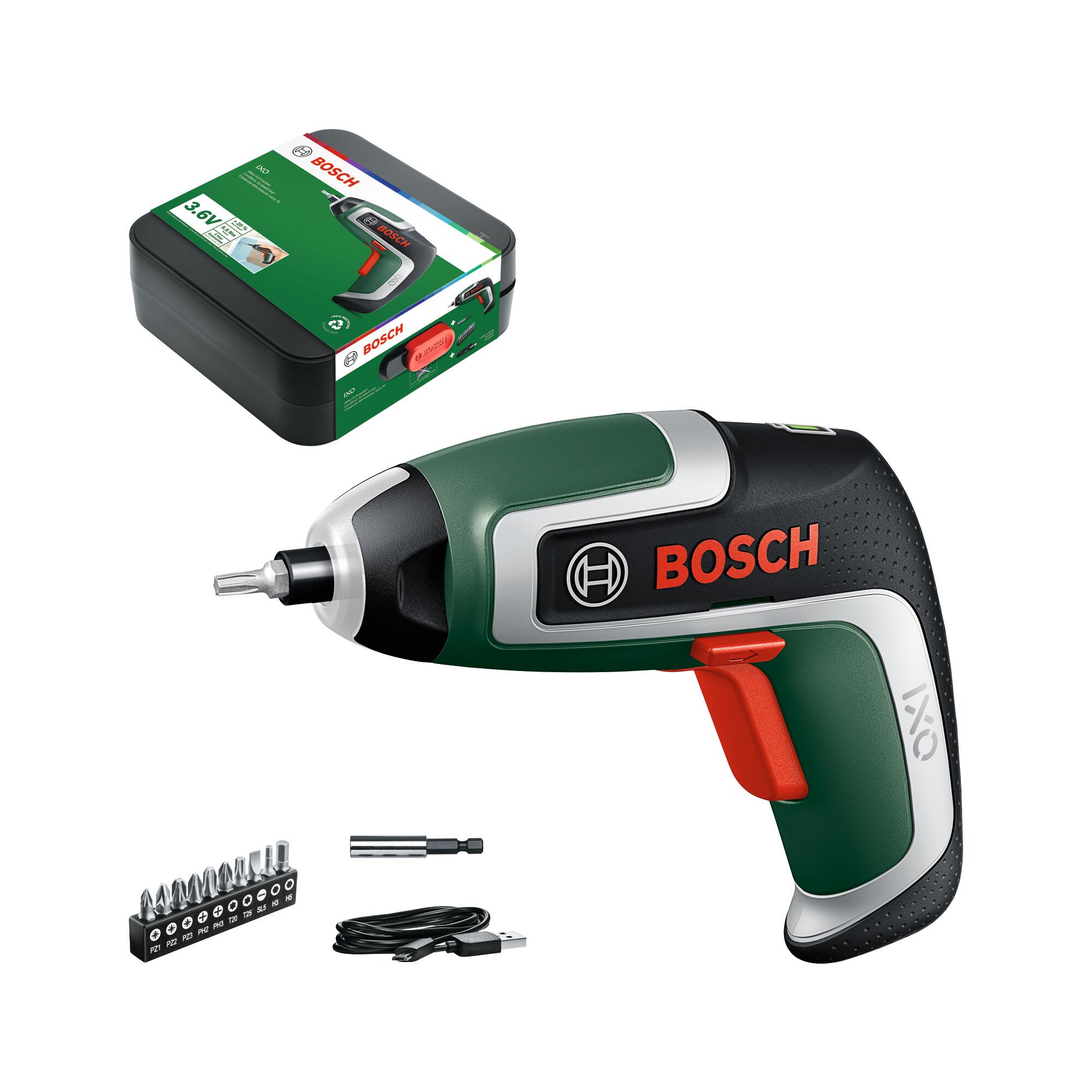 Tournevis sans fil 3.6 V BOSCH IXO 7 basic, 5.5 Nm batterie 2 Ah + 10 embouts | Leroy Merlin