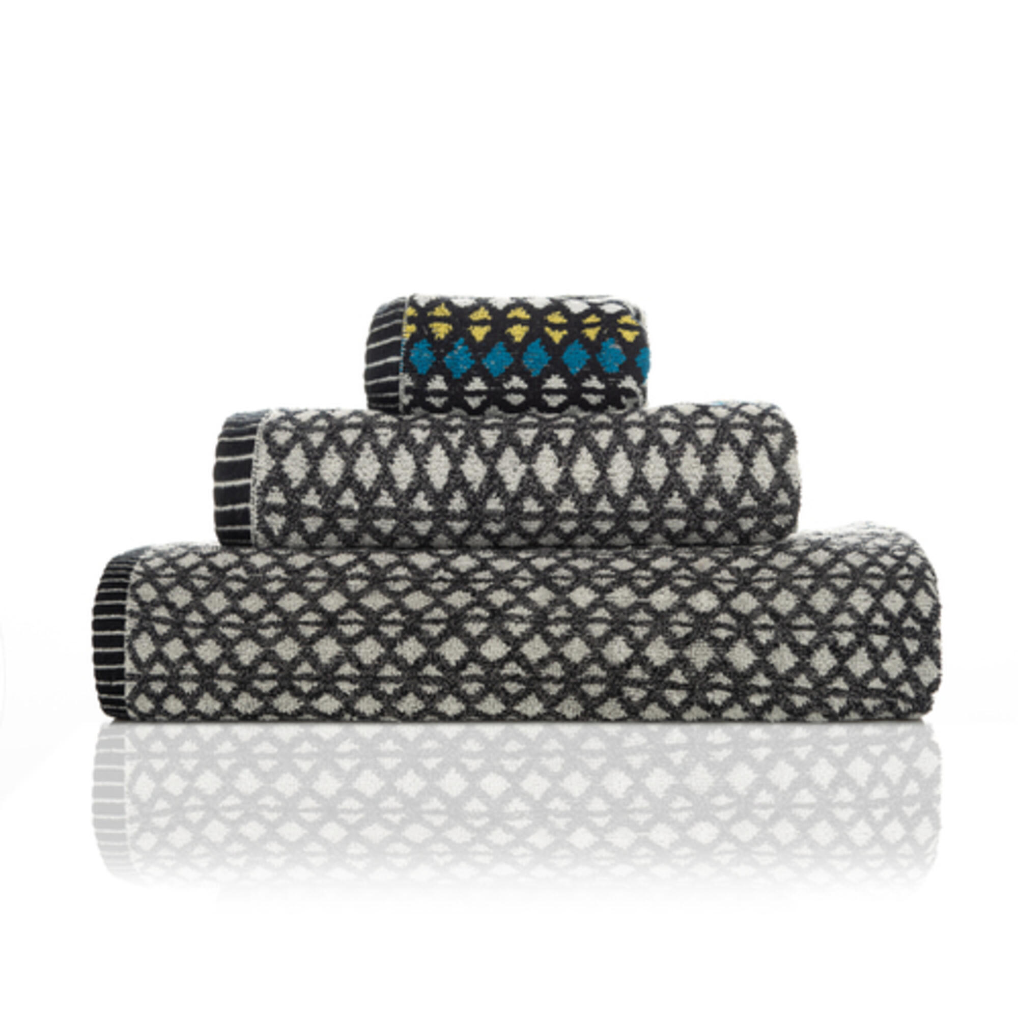 Toalla de algodón Grid 30x50 cm multicolor | Leroy Merlin