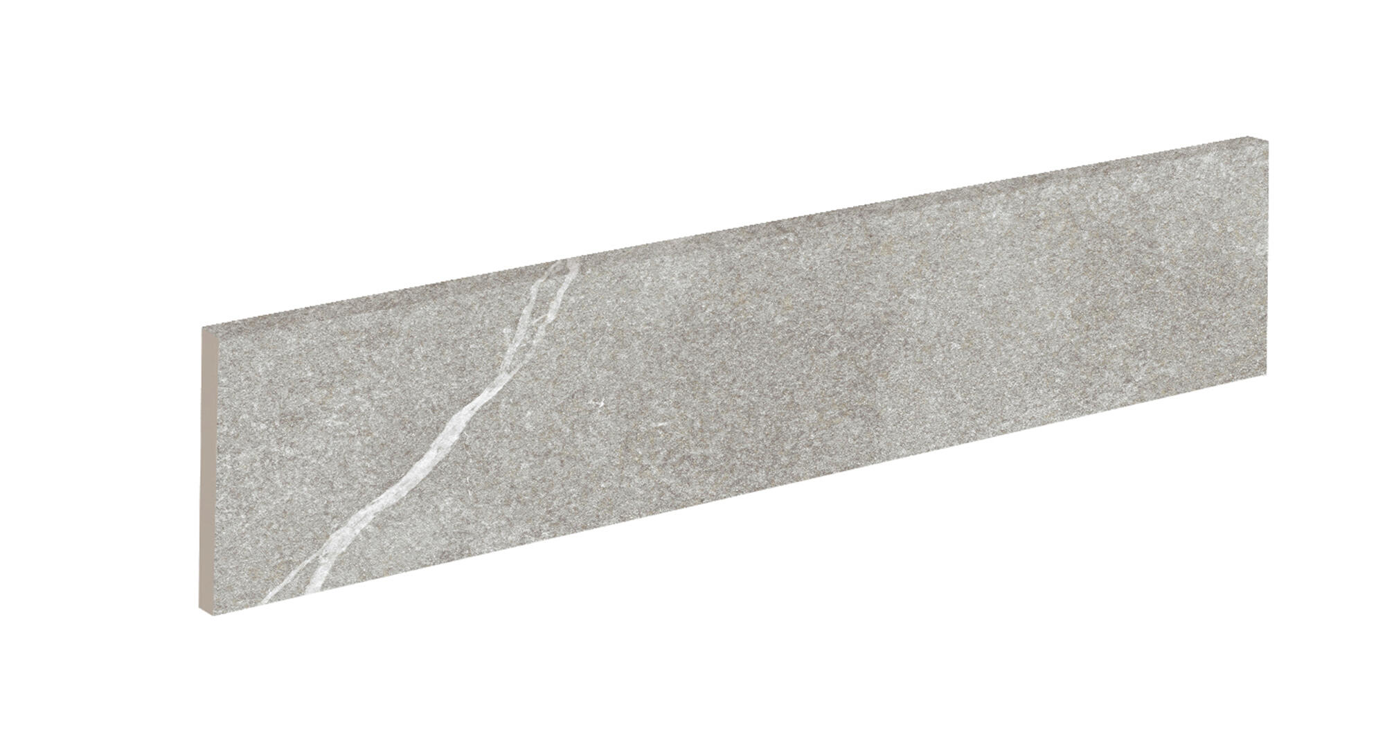 Rodapié cerámico Albaroc 40x9 cm piedra gris | Leroy Merlin