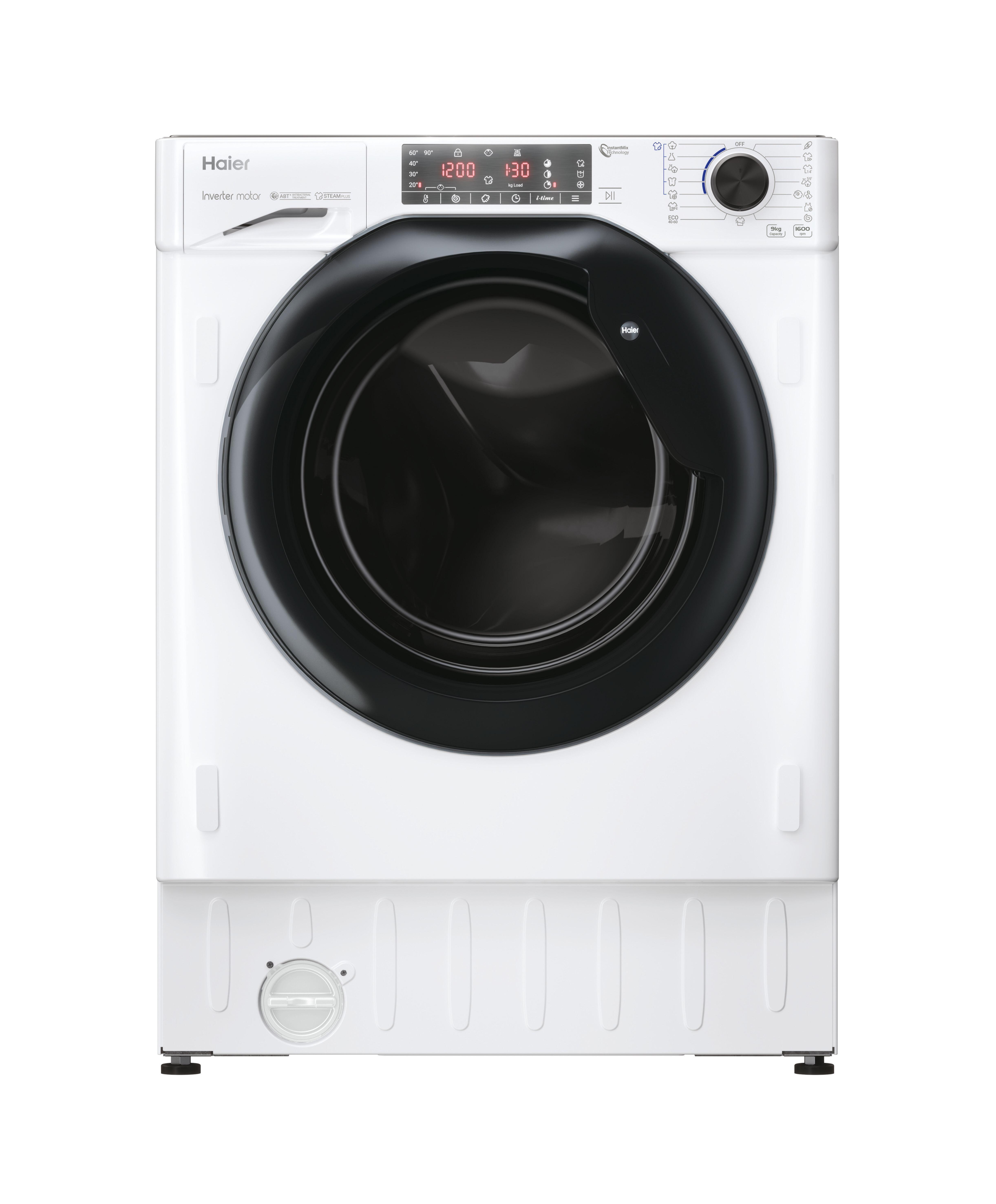 Lavadora HAIER Series 4 Hwq90B416Fwb-S de 9 kg de capacidad 1600 rpm ...