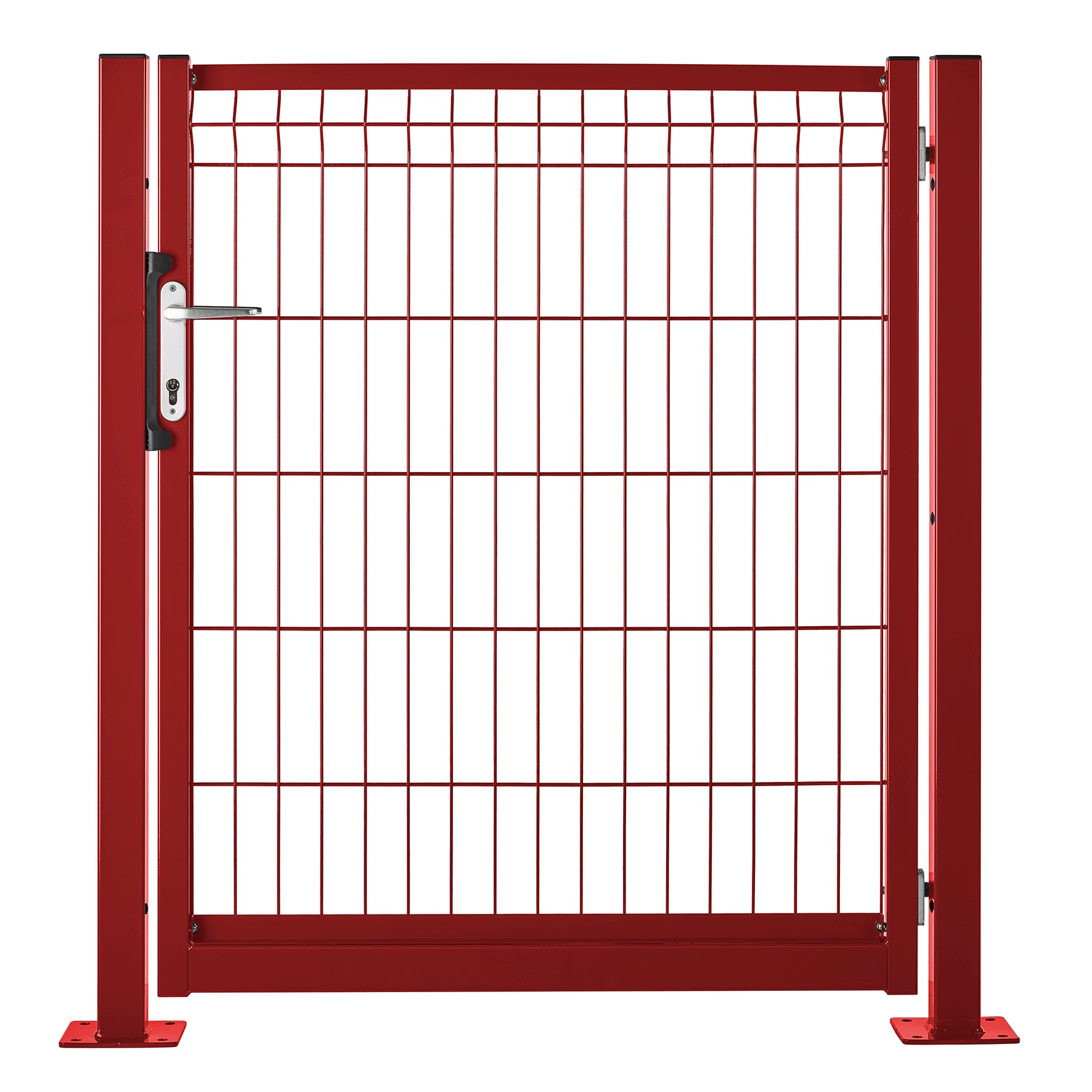 Portillon Axyle sur platine RAL 3004 , l.100 x H.100 cm | Leroy Merlin