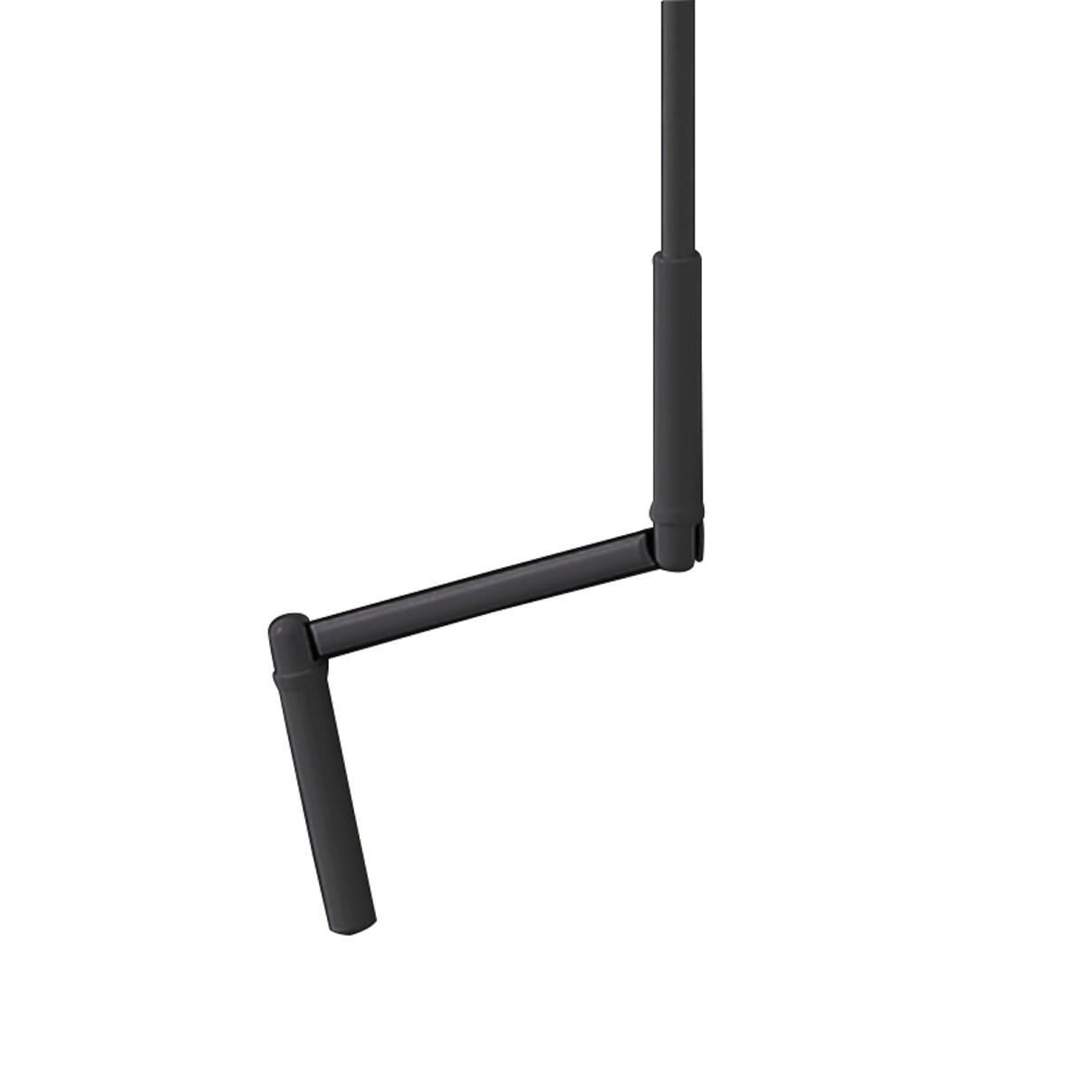 Manivelle ronde 12 acier gris avec tige | Leroy Merlin