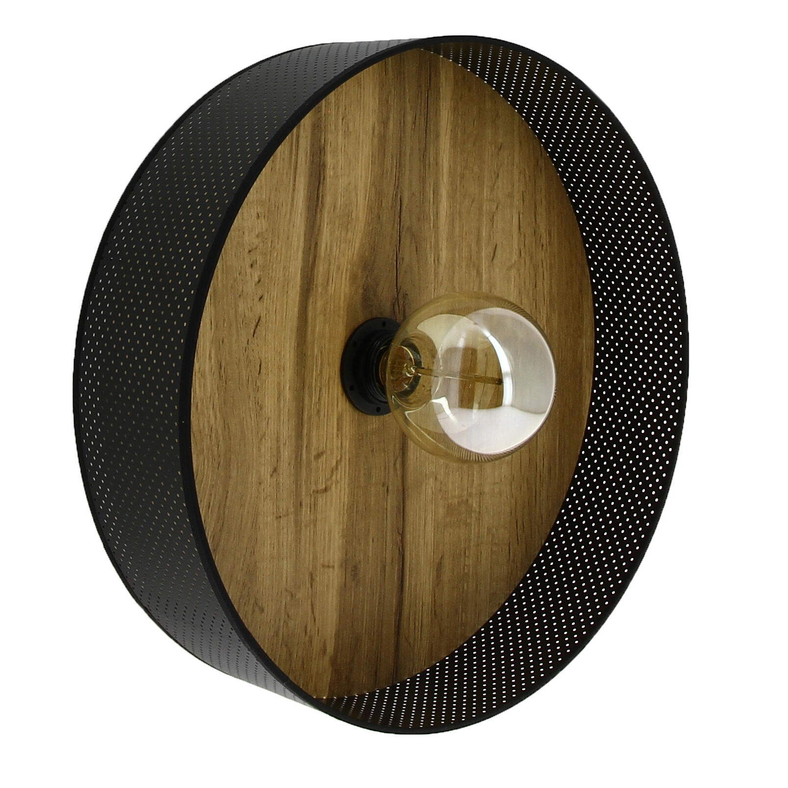 Applique E27, acier / pvc, noir, Visio Bosk, METROPOLIGHT | Leroy Merlin