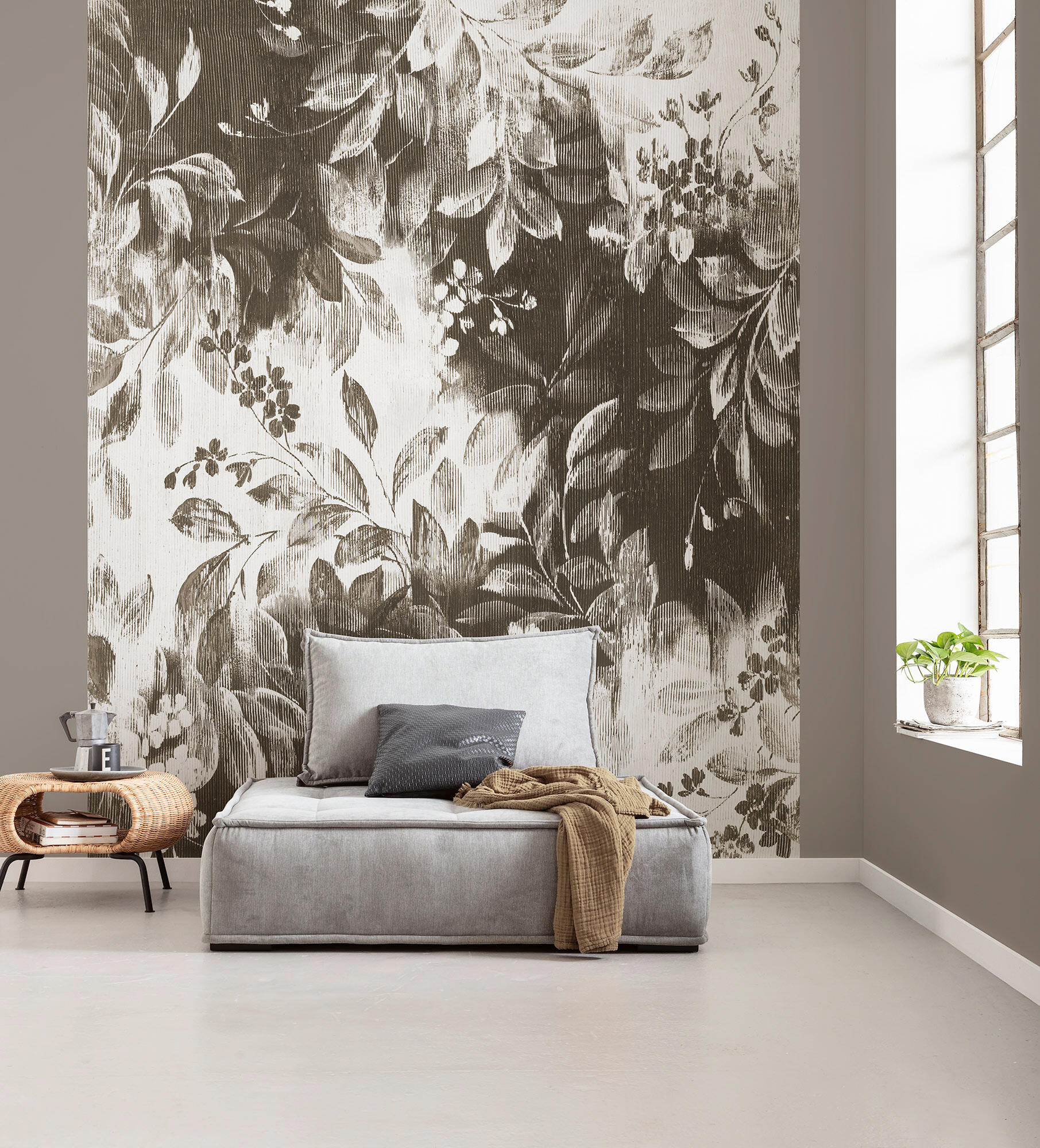 Papier peint panoramique INFINITY II moeity noir l.200 x H.250 cm ...