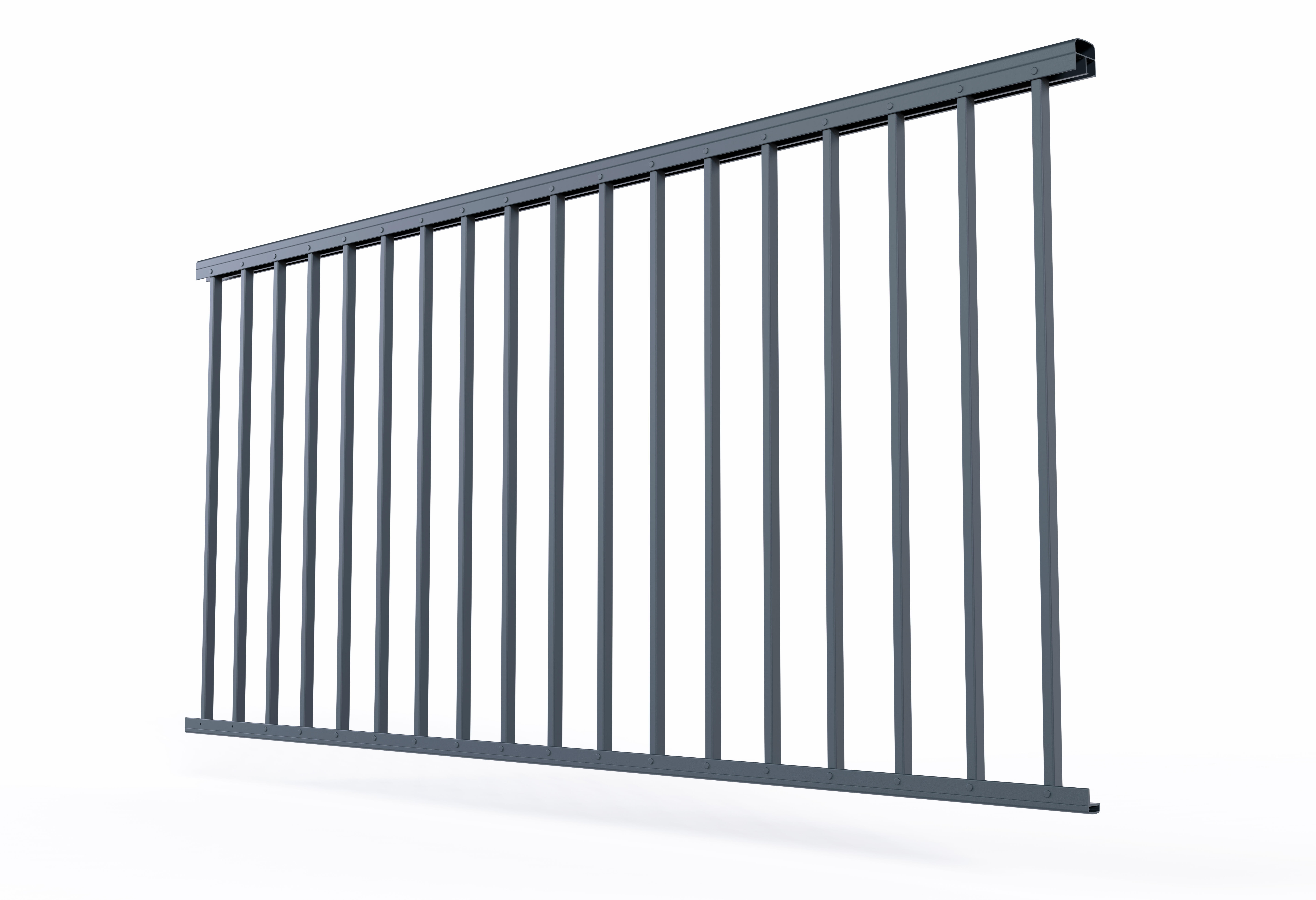 Module de 2m aluminium gris pour main courante Baro OBAPI | Leroy Merlin
