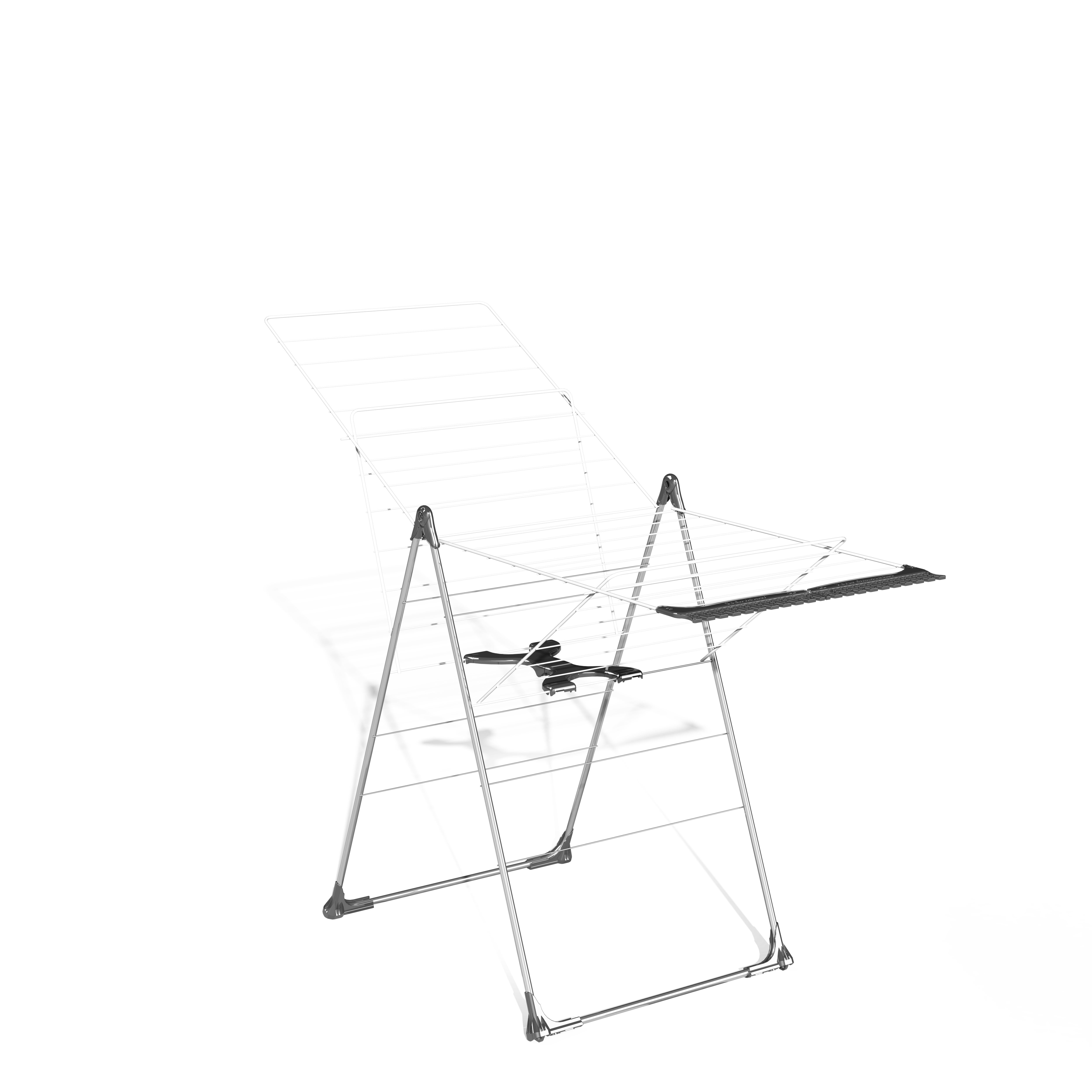 Etendoir à linge sur pieds25 m gris / argent TANCARVILLE | Leroy Merlin