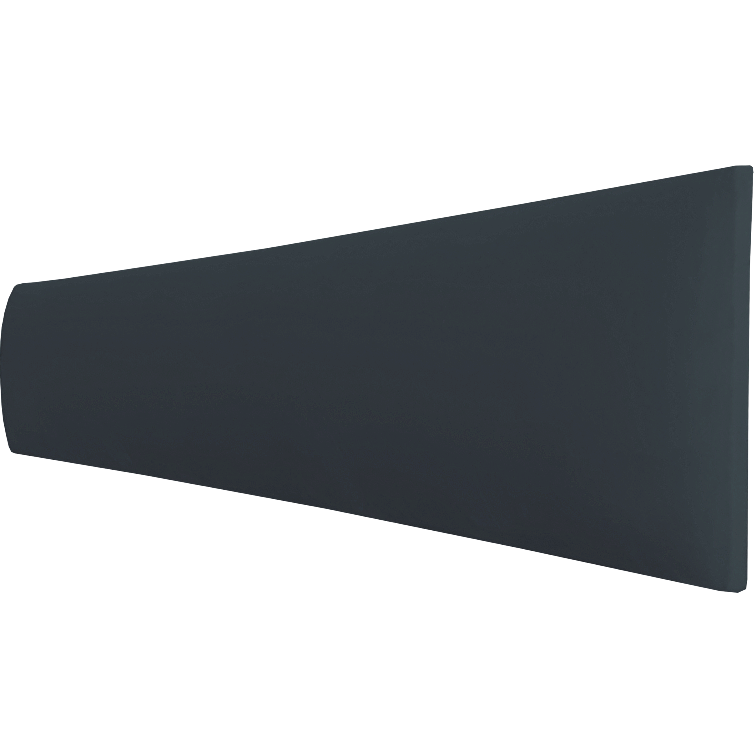 Panel ścienny tapicerowany prostokąt 90x15 cm szary mat Velvet 93 Fllow ...