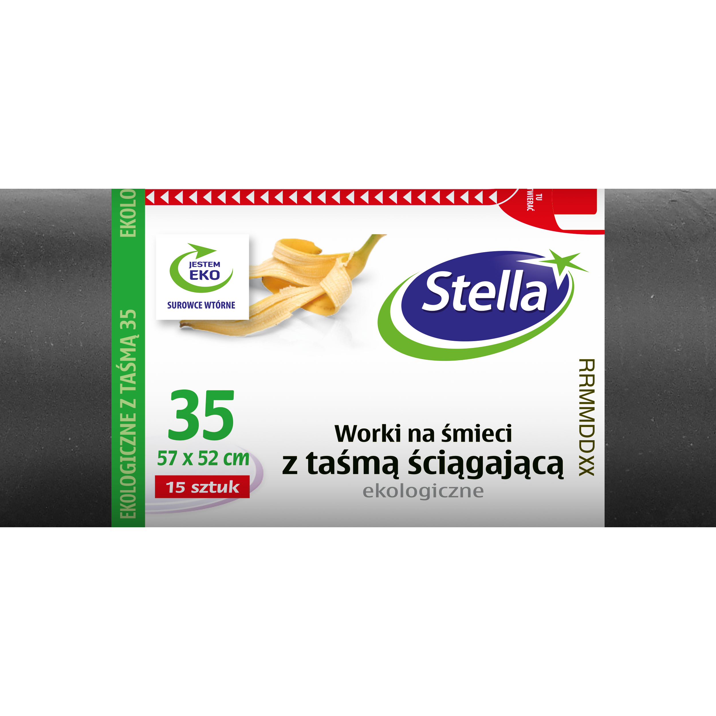 Worki na śmieci 35 l 15 szt. czarne Stella - Leroy Merlin