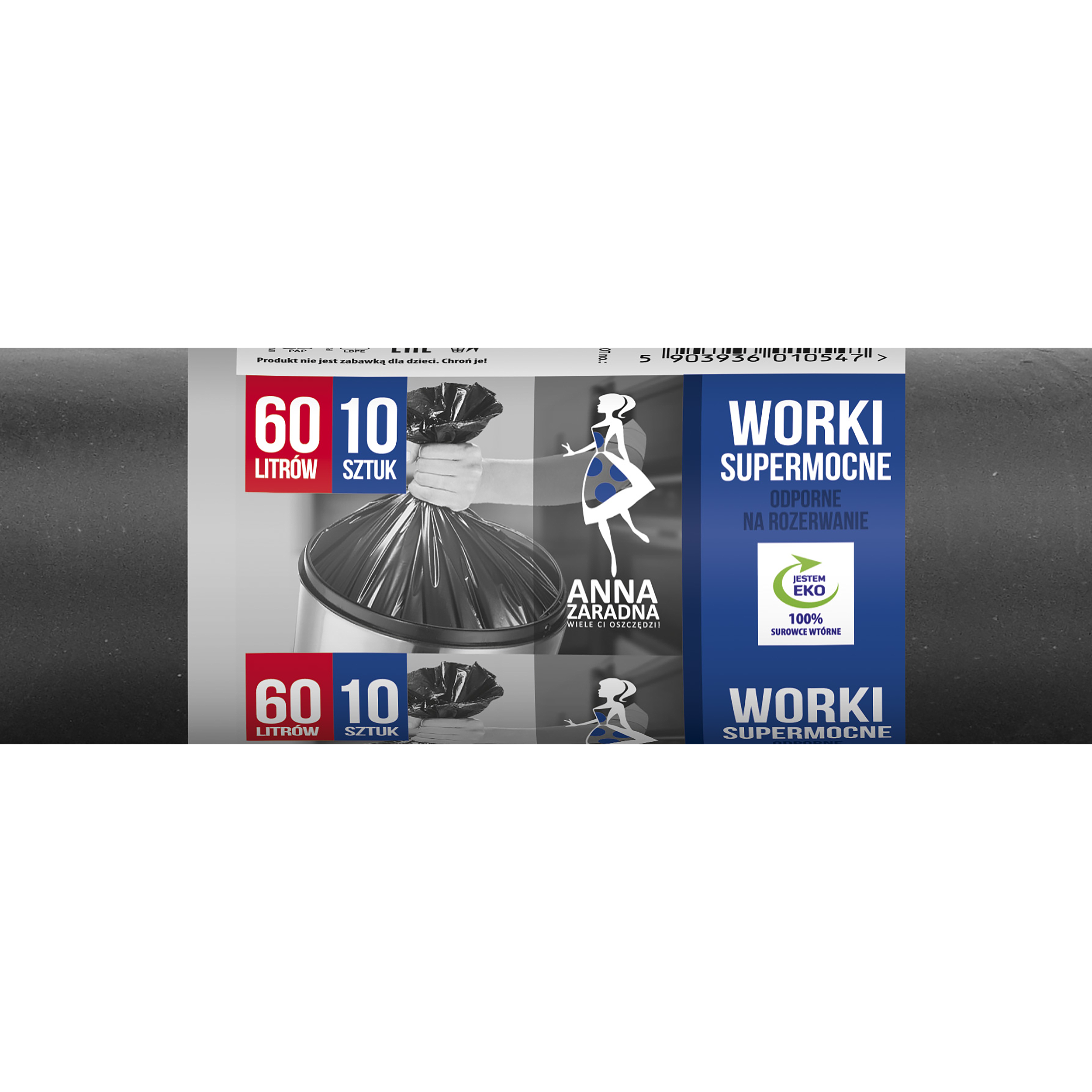 Worki na śmieci 60 l 10 szt. czarne Stella - Leroy Merlin