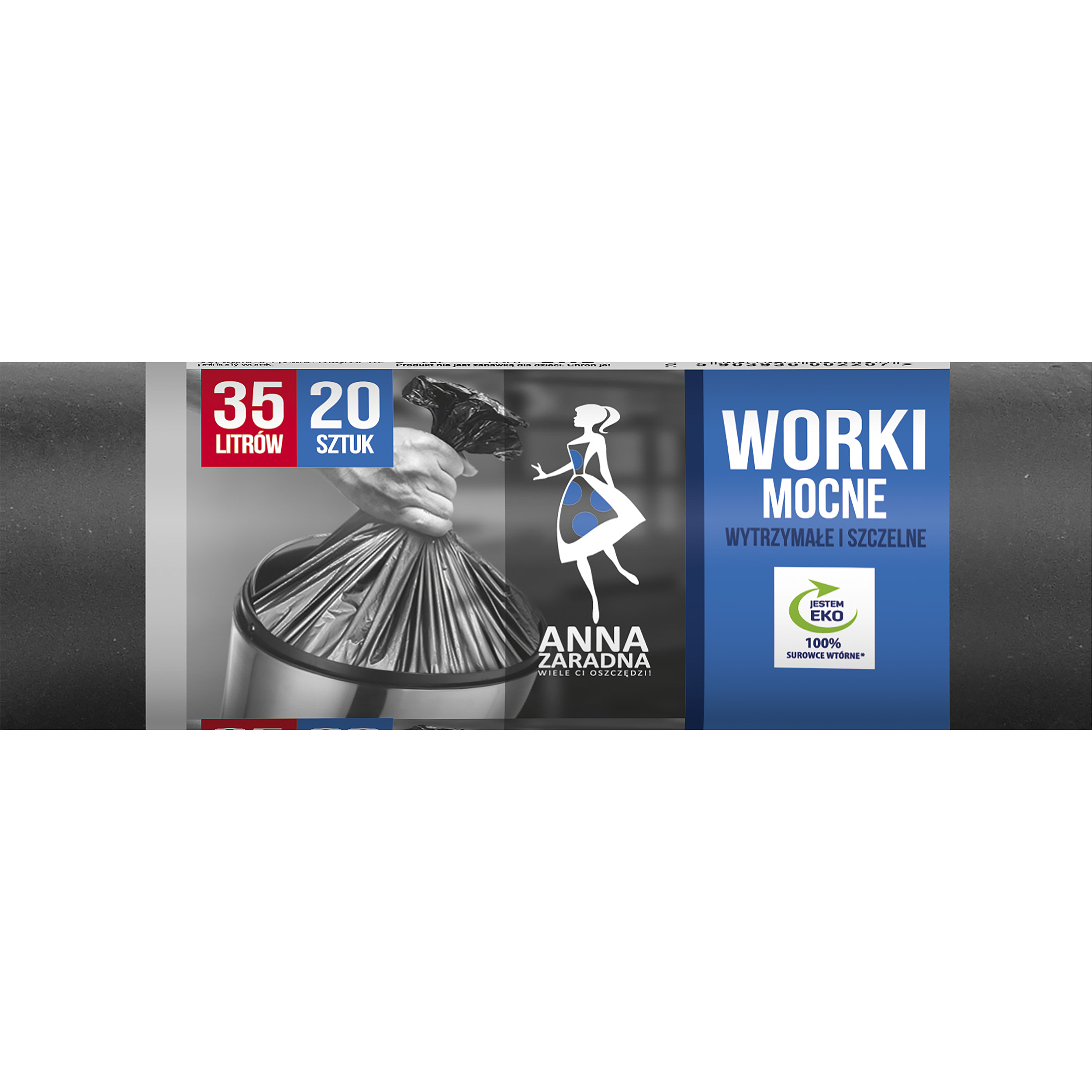 Worki na śmieci 35 l 20 szt. czarne Stella - Leroy Merlin