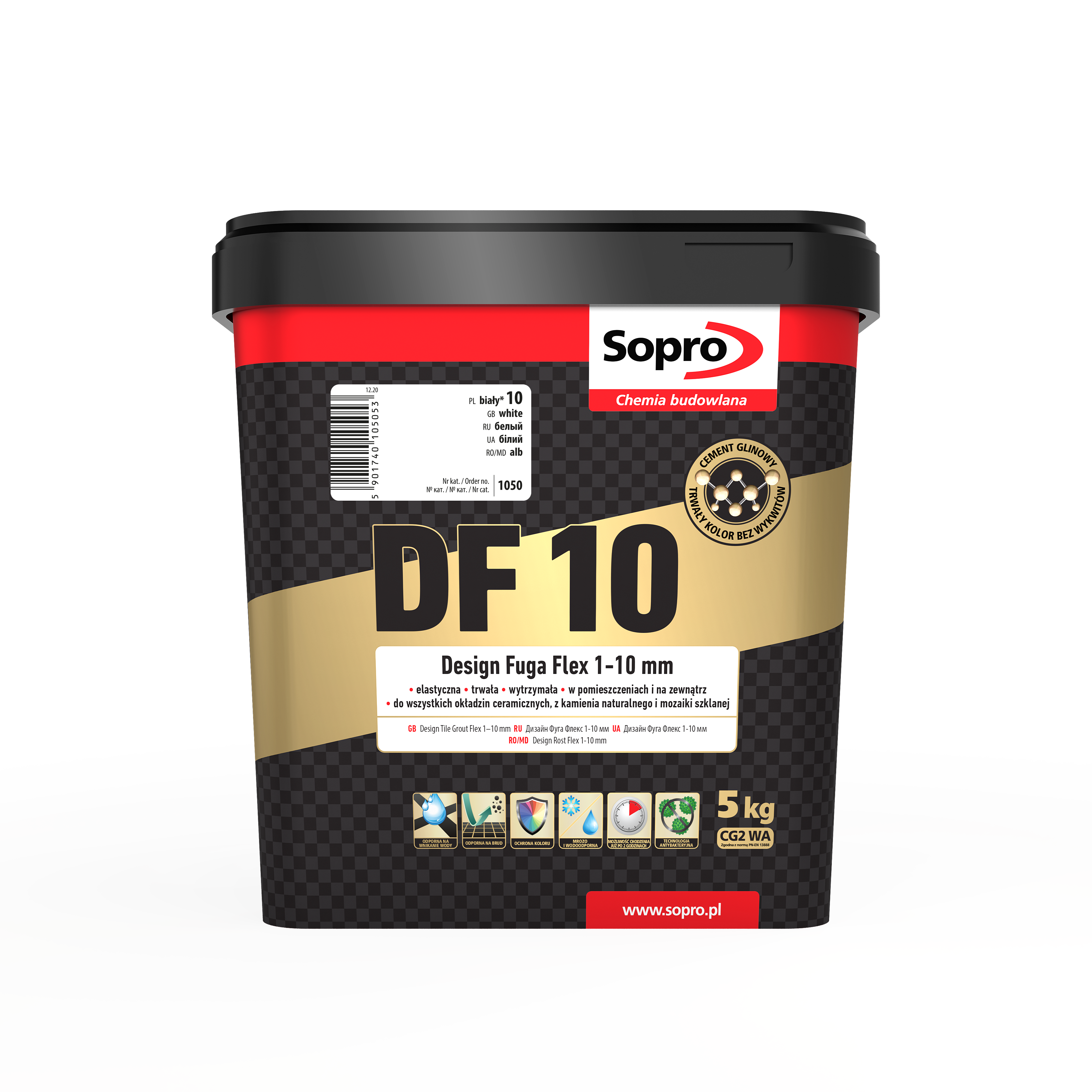 Fuga DF10 biały 10 5 kg Sopro - Leroy Merlin