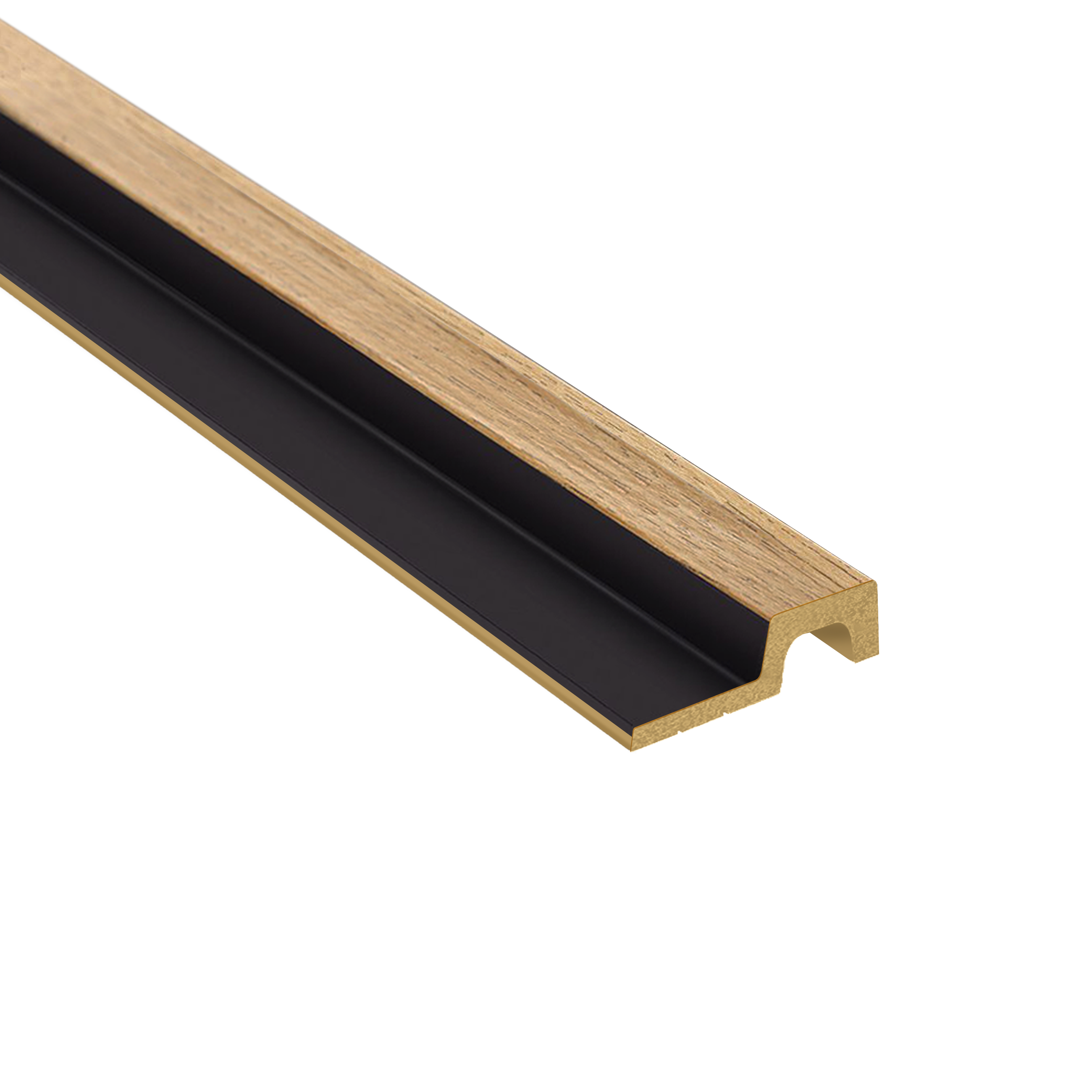 Panele lamele ścienne PCV dekoracyjne Lineo Black Oak - moduł startowy ...