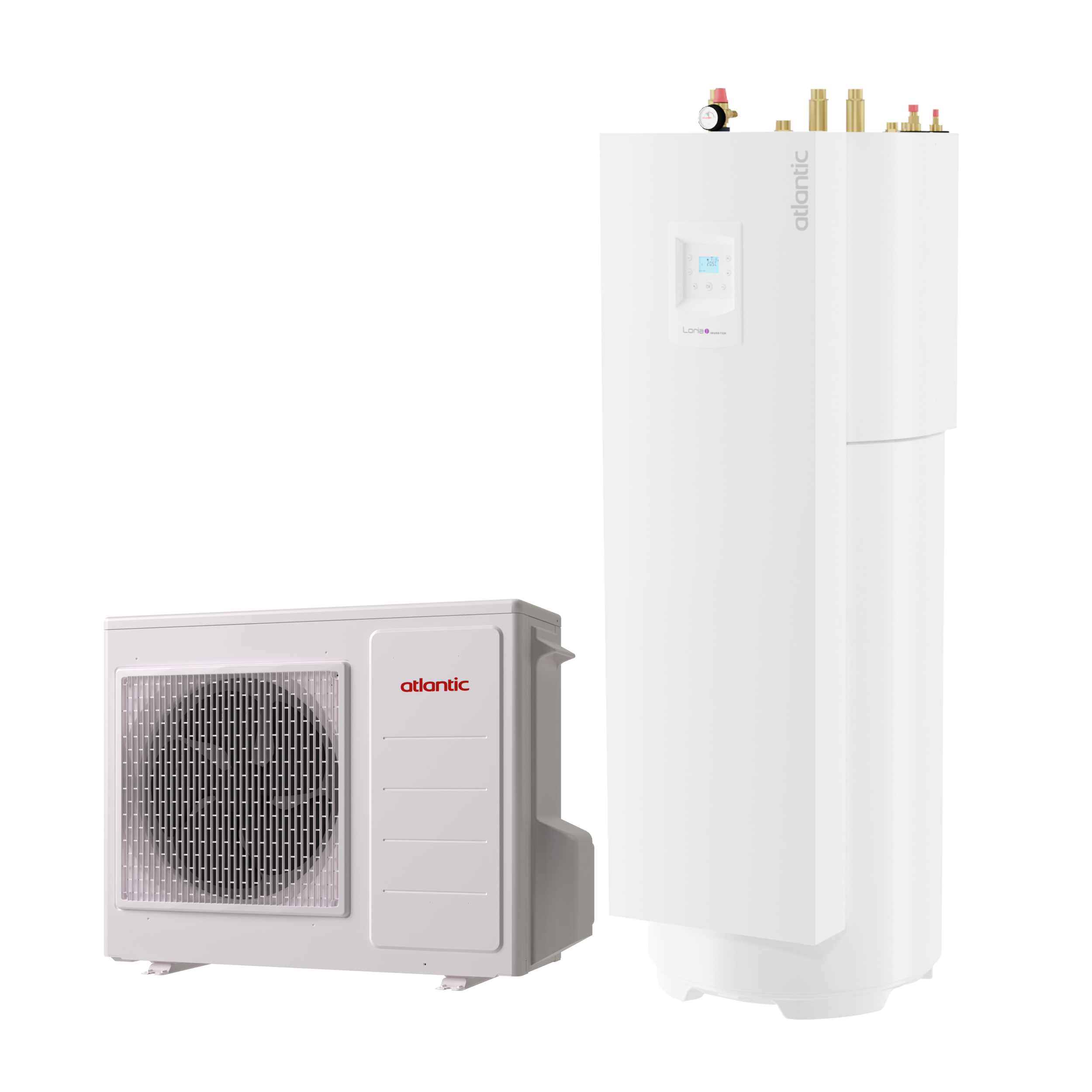 Pompa ciepła powietrzno-wodna LORIA AI DUO R32 6 kW ATLANTIC - Leroy Merlin