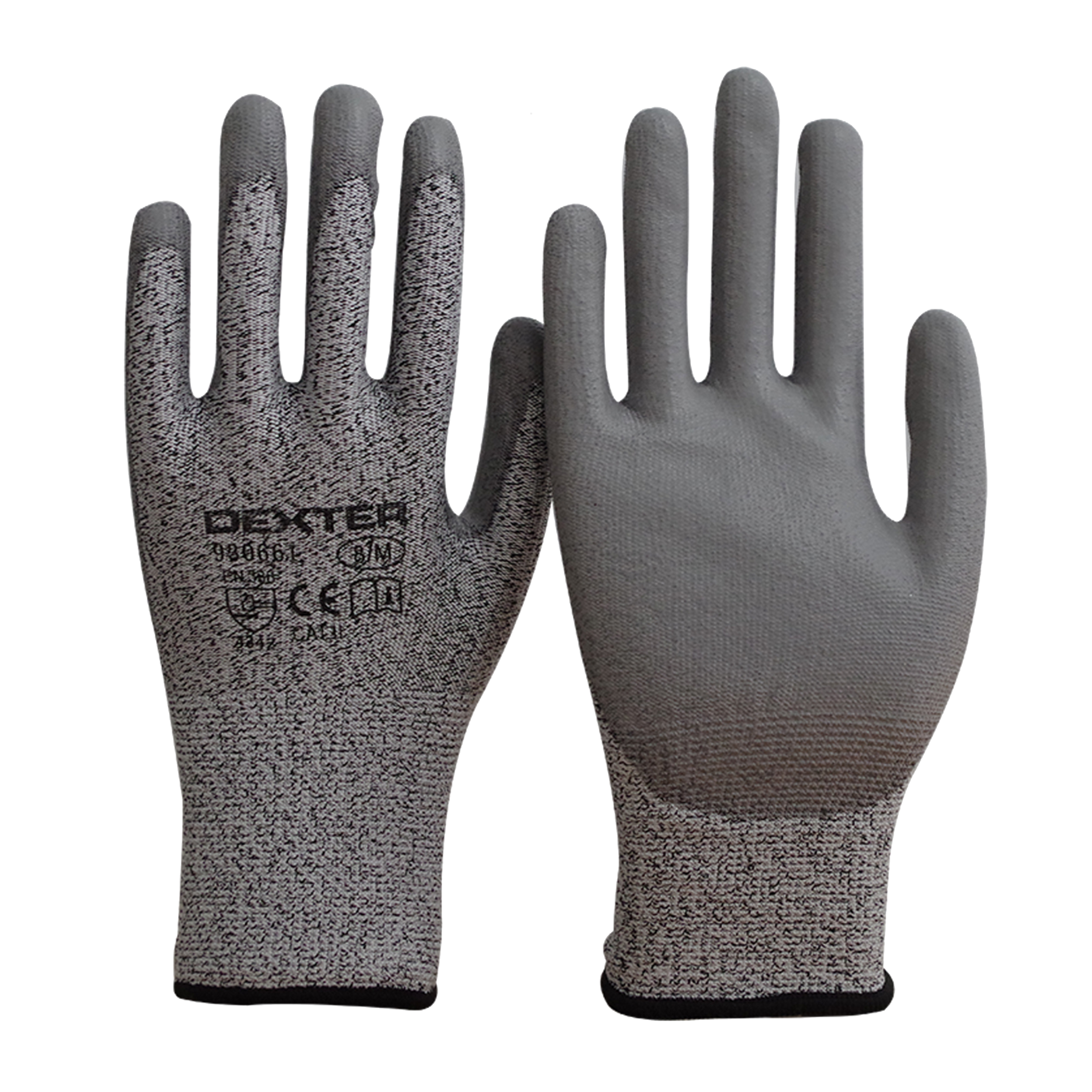 Paire de gants pour les travaux de construction polyuréthane, T 8 ...