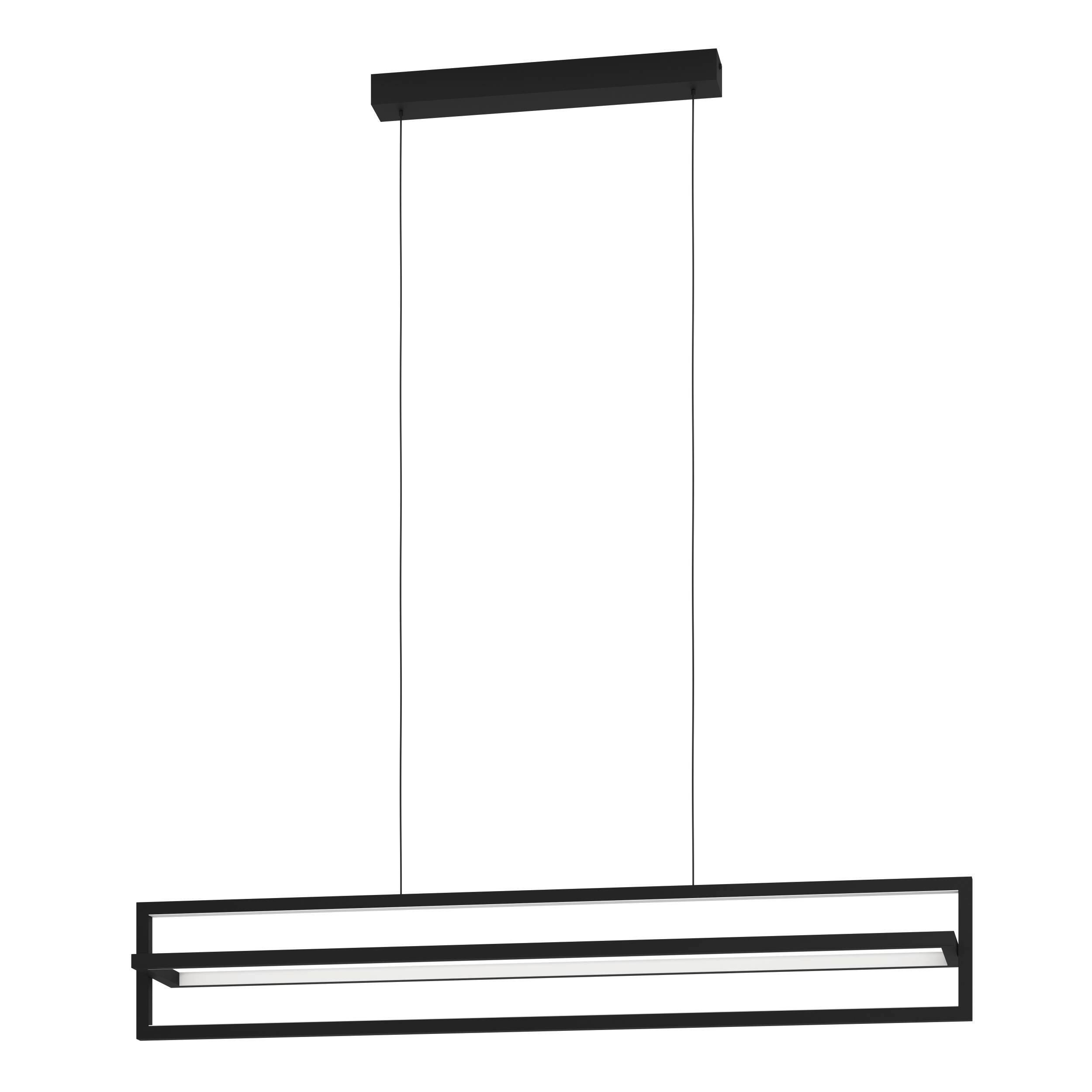 Lampadario LED design Siberia nero 4500 lumen, EGLO | Leroy Merlin