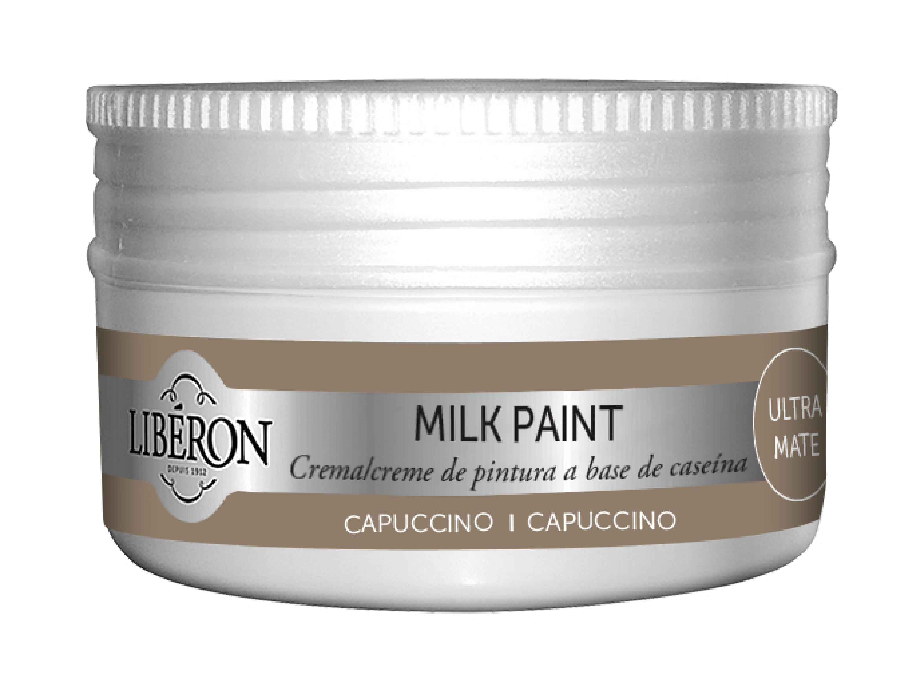 Pintura para mueble LIBÉRON Milk Paint en color capuccino mate para ...