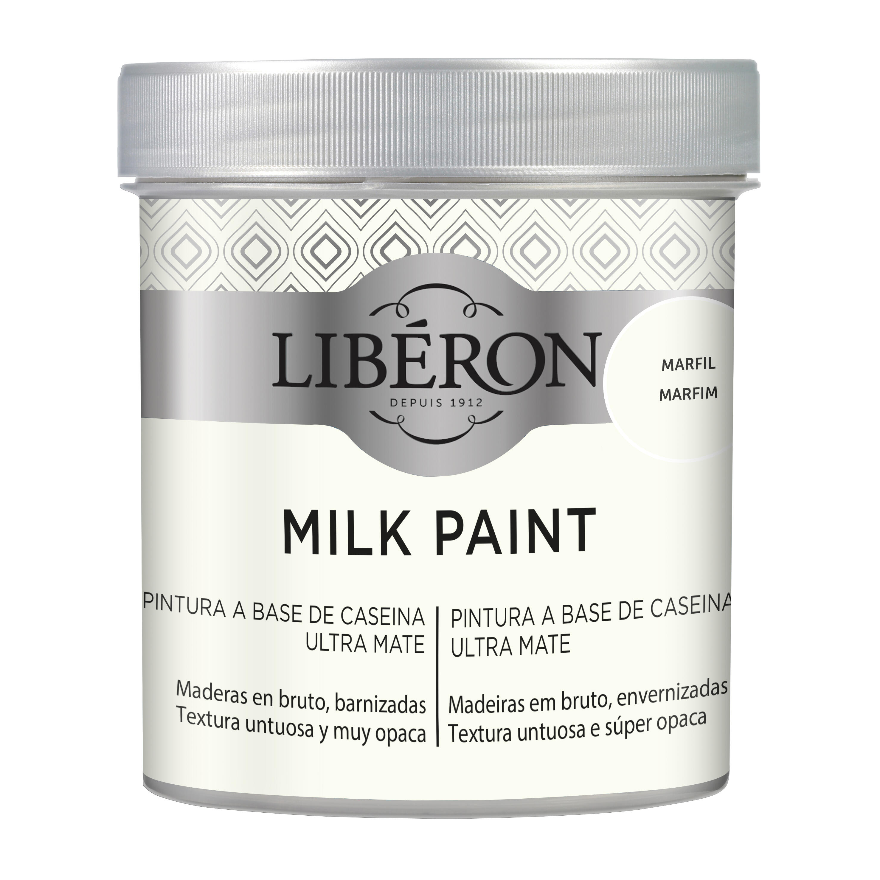 Pintura para mueble LIBÉRON Milk Paint en color marfil mate para ...