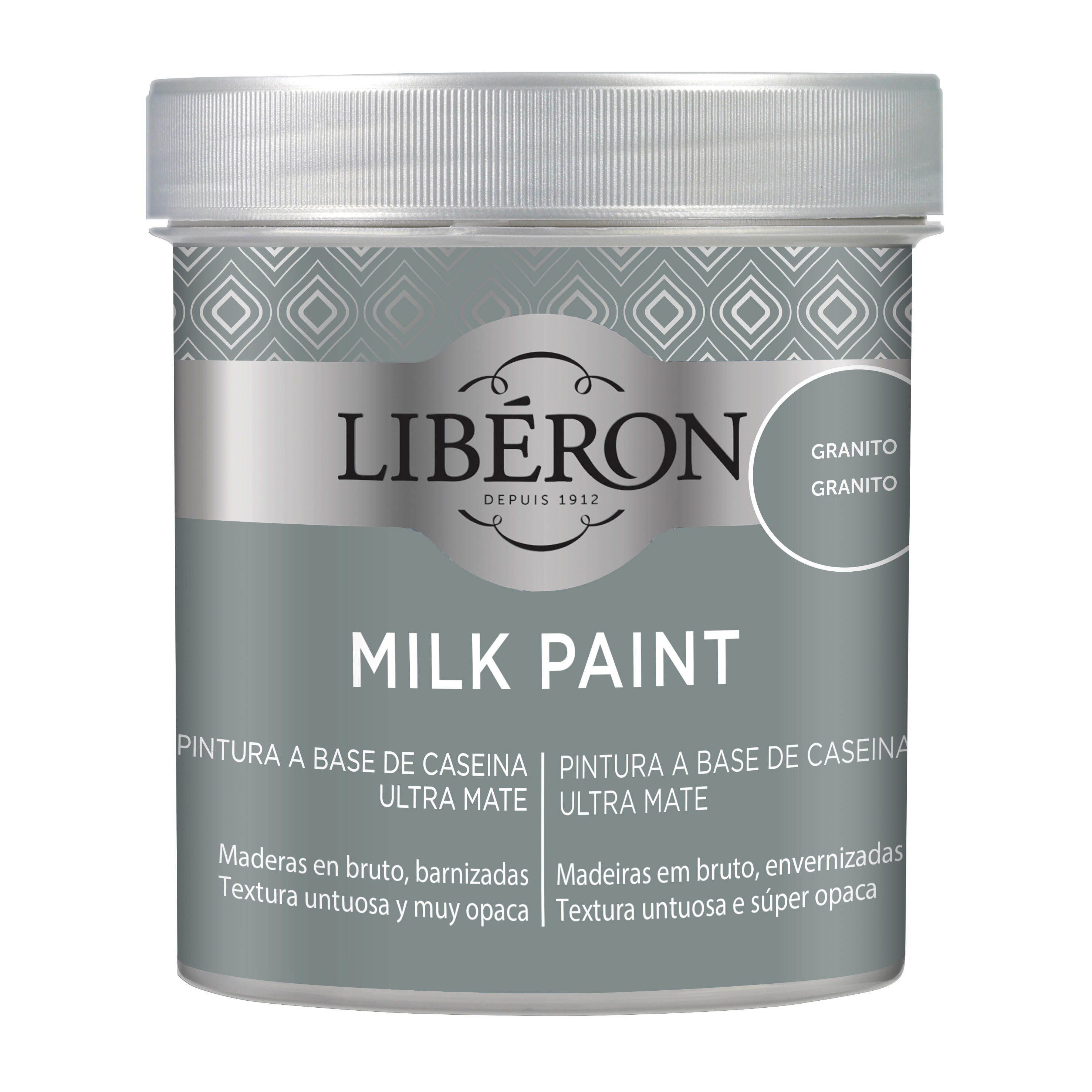 Pintura para mueble LIBÉRON Milk Paint en color granito mate para ...