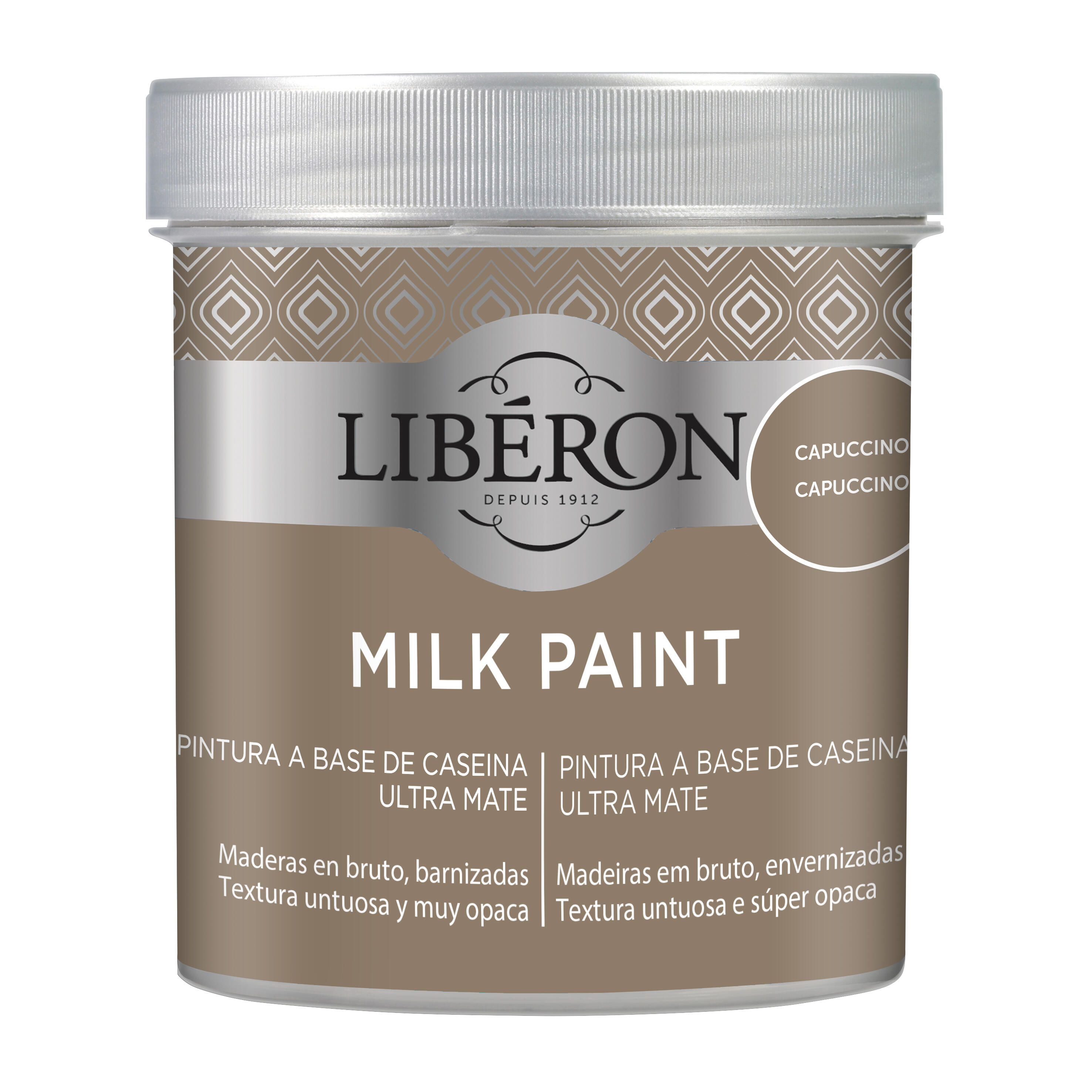 Pintura para mueble LIBÉRON Milk Paint en color capuccino mate para ...