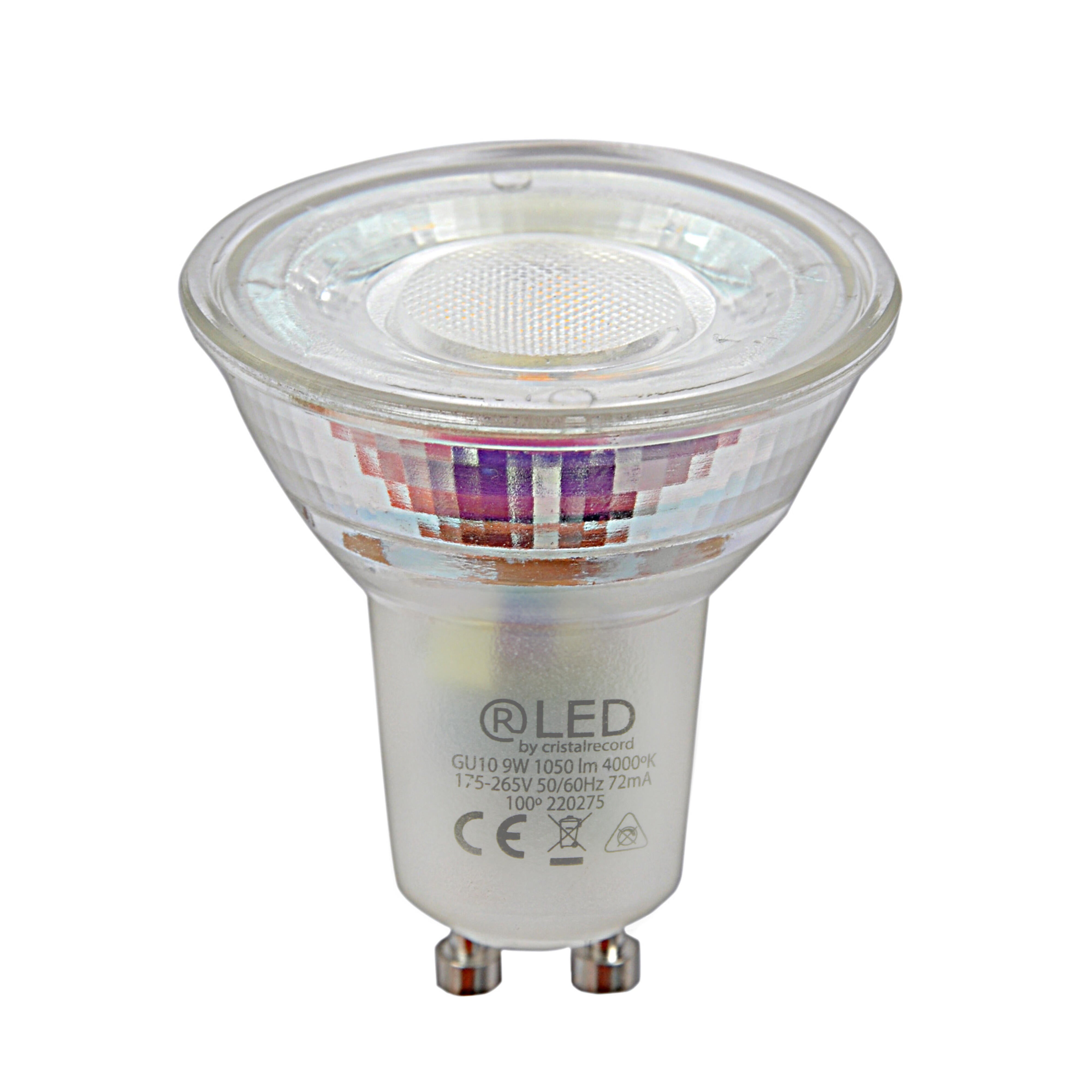 Bombilla LED filamento CristalRecord GU10 9W 4000K | Leroy Merlin