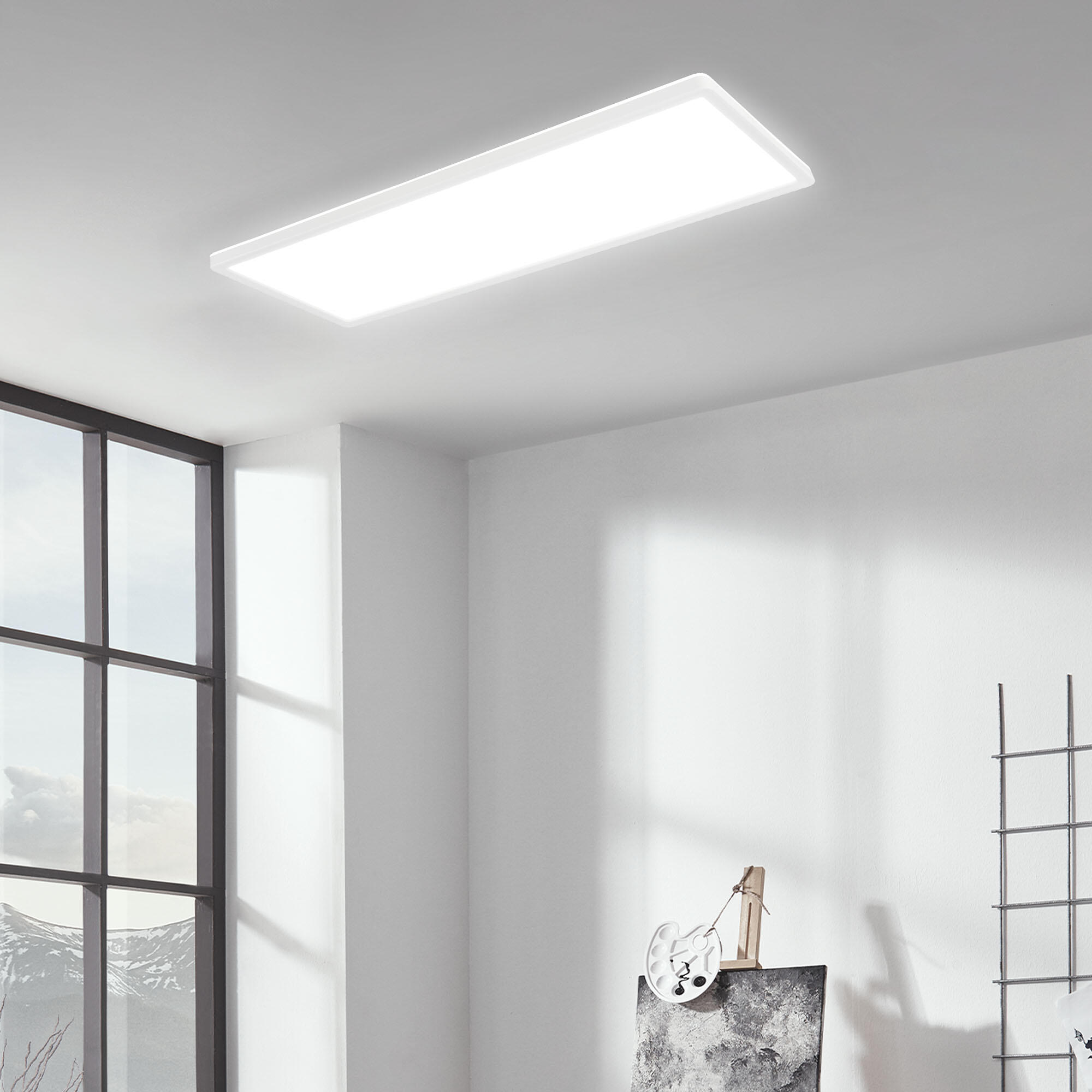 Panel LED Backlight 22W blanco rectangular luz blanco neutro | Leroy Merlin