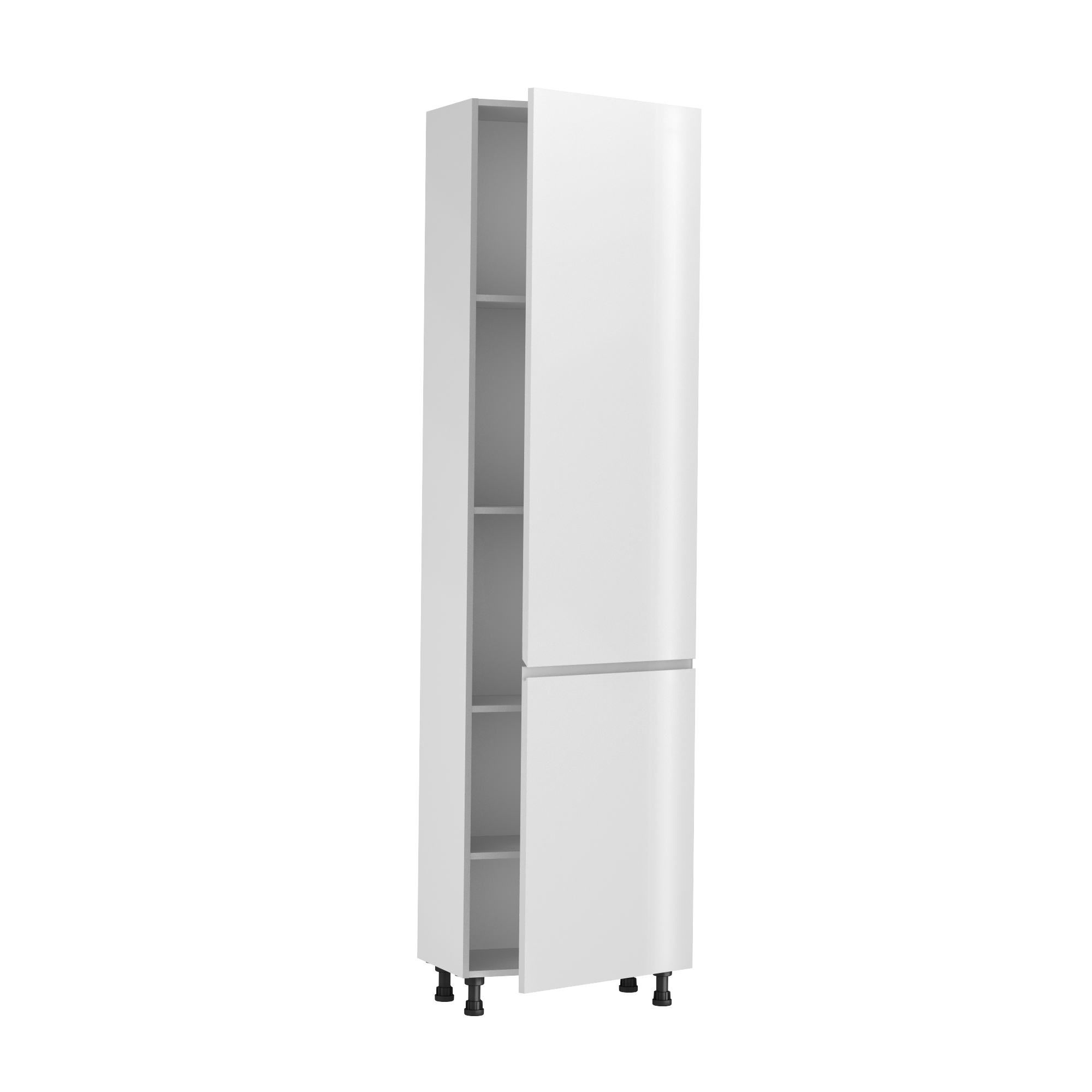 Colonne de cuisine Tokyo blanc brillant 1 porte H215 x l60 | Leroy Merlin