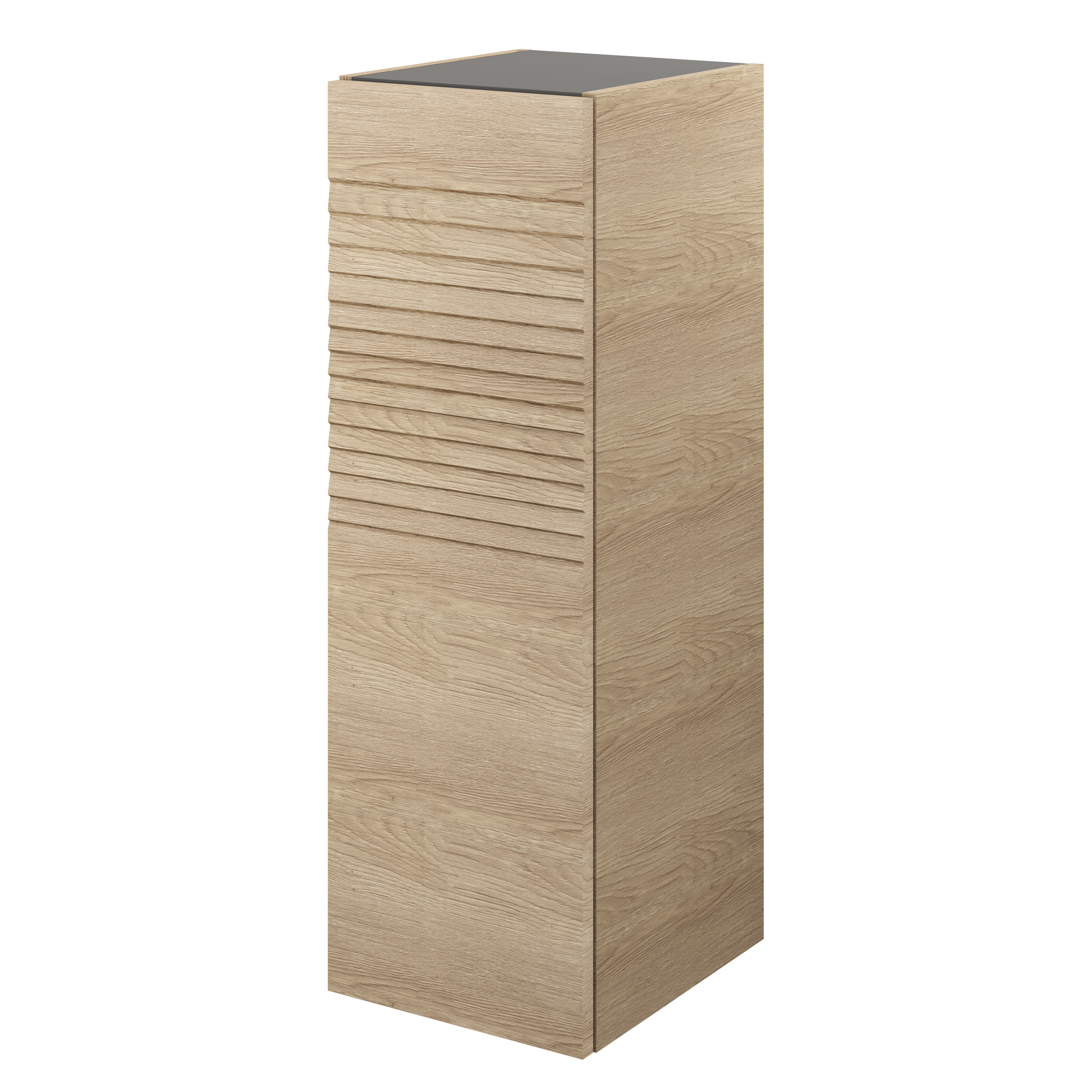 Meuble haut, Chdroite l.30 x H.90 x P.35 cm, effet cashemere, Neo ...