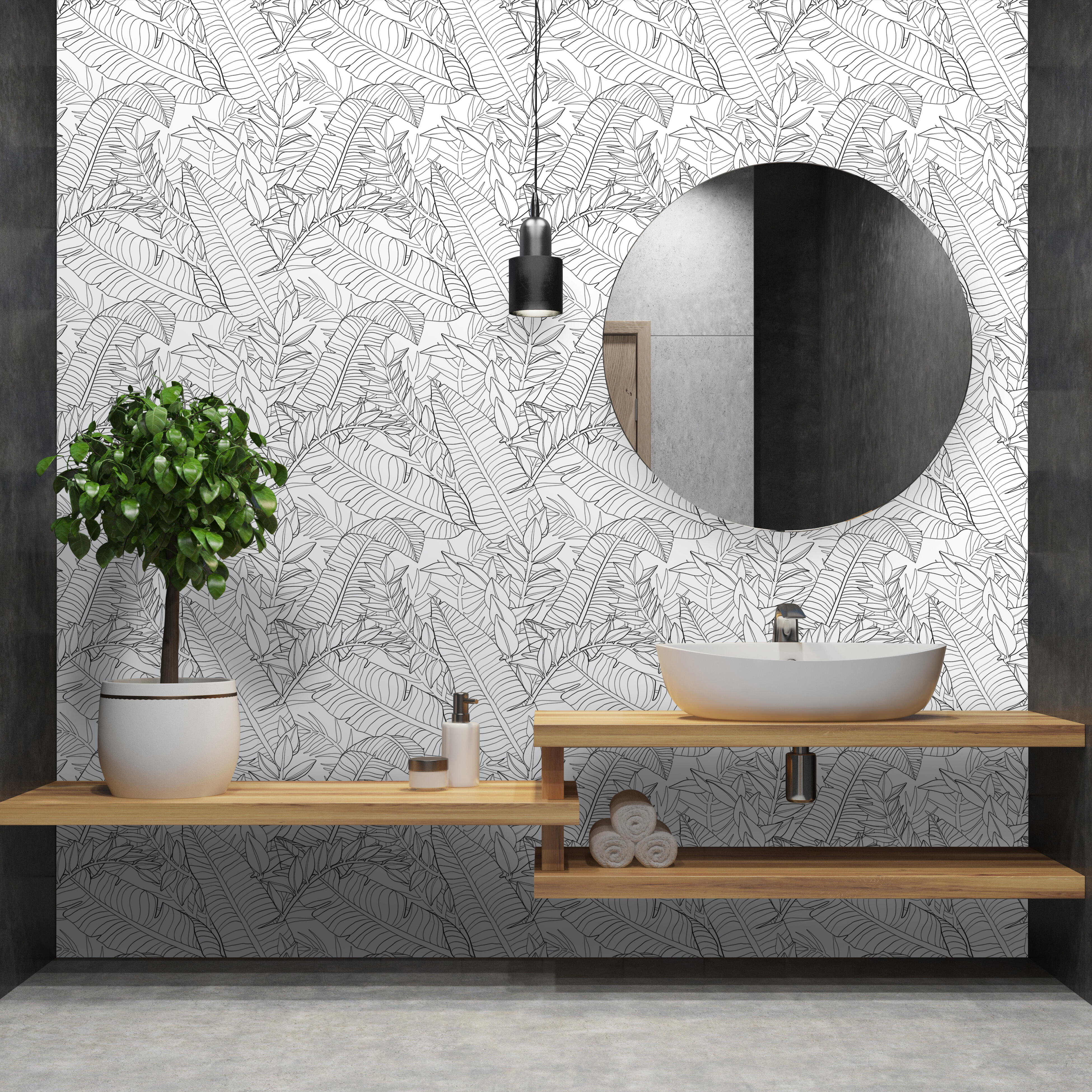 Panneau mural H.210 x l.100 cm blanc, Tropical, DECO K IN | Leroy Merlin