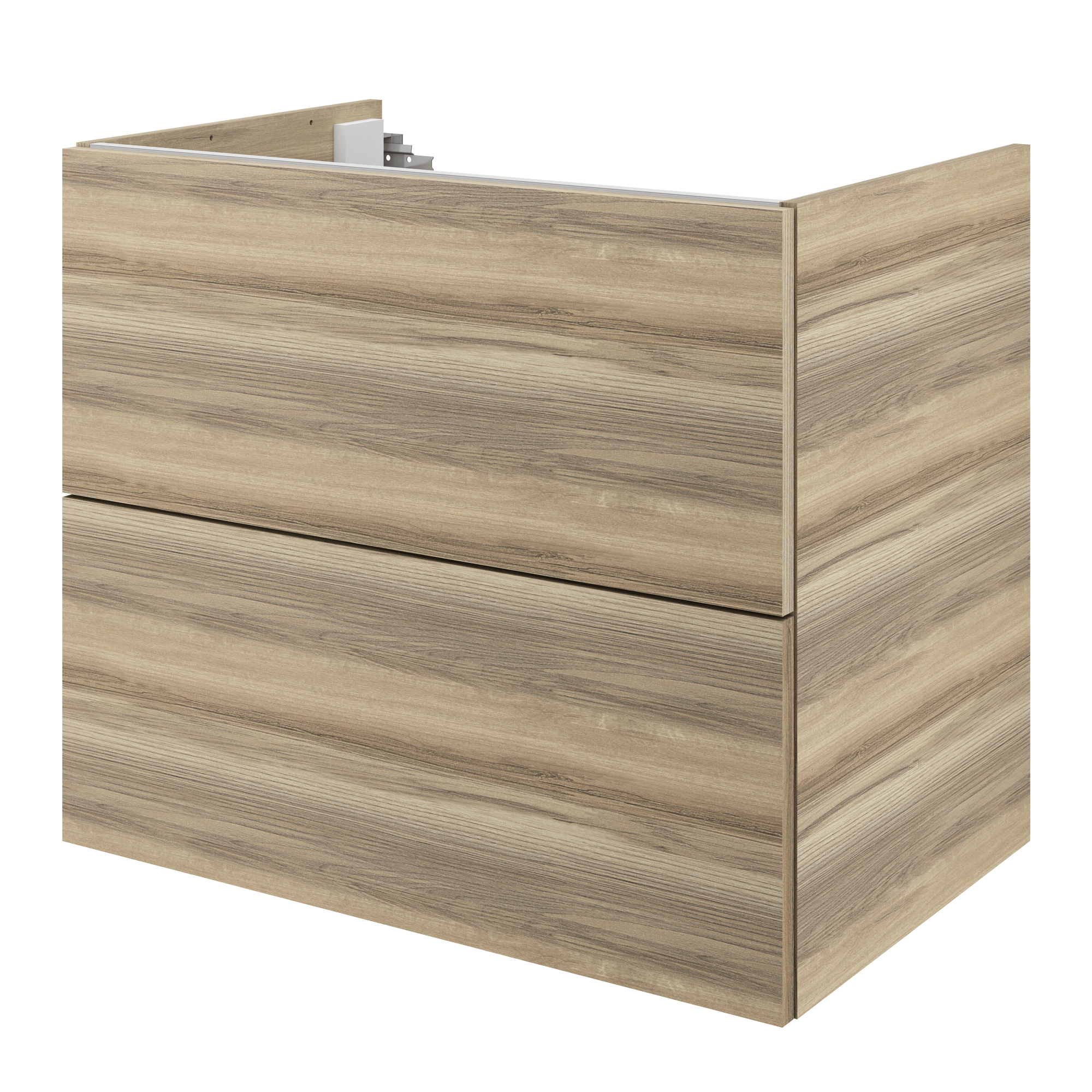 Meuble sous-vasque 2t l.75 x H.64 x P.48 cm effet capuccino Neo ...