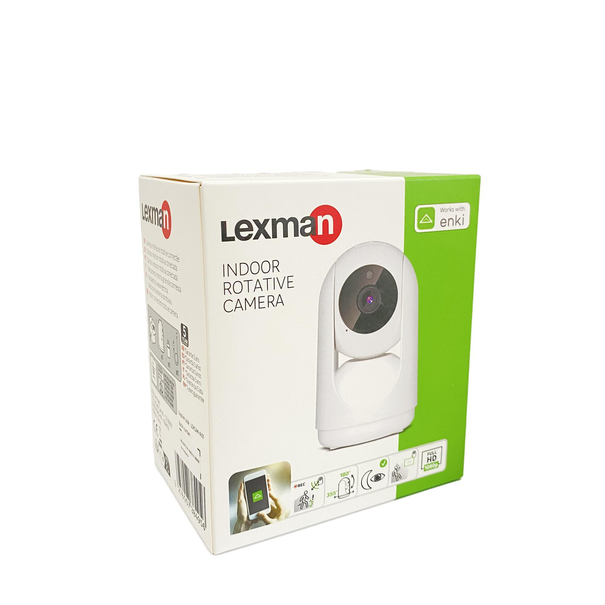 Caméra de surveillance intérieure motorisée filaire connectée, LEXMAN ...