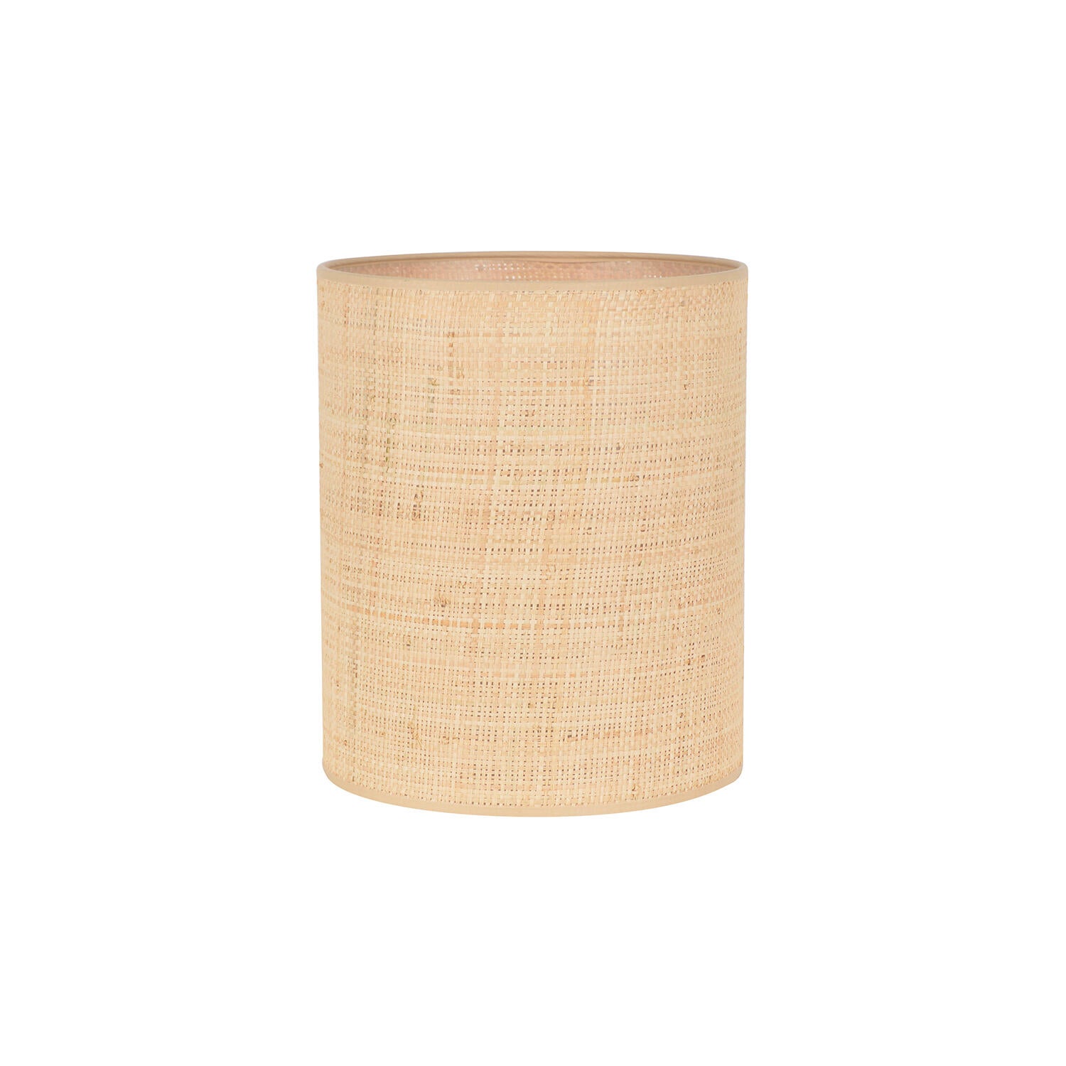 Abat-jour Tube H.30 cm, Diam.25 cm raphia, naturel COREP | Leroy Merlin
