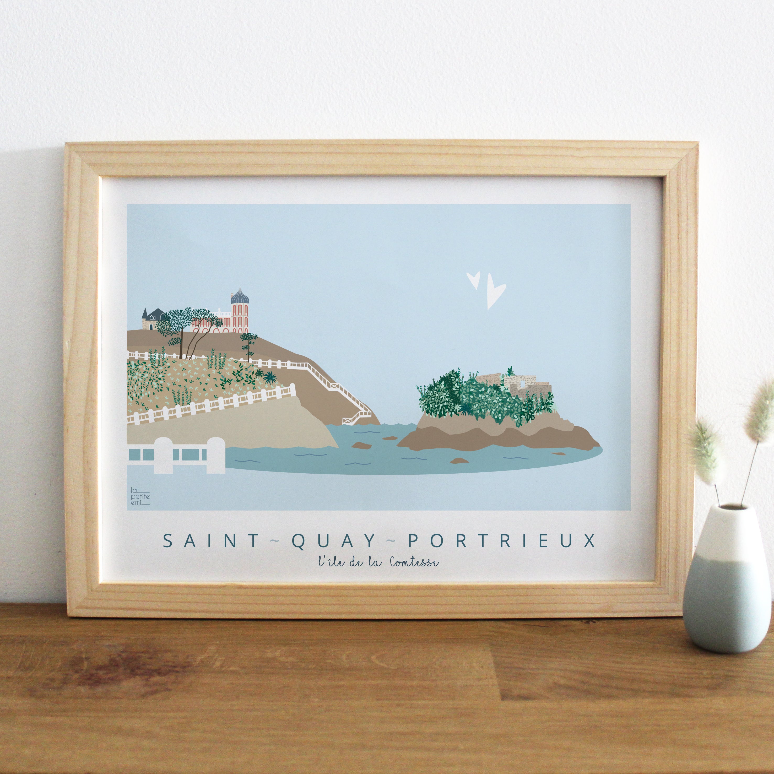 Affiche St-Quay Comtesse 30x40 cm | Leroy Merlin