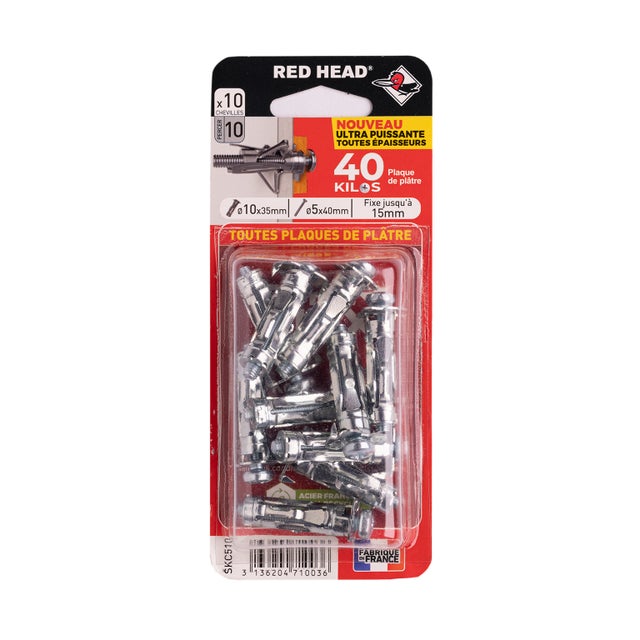 Cheville molly m6x75 au meilleur prix | Leroy Merlin